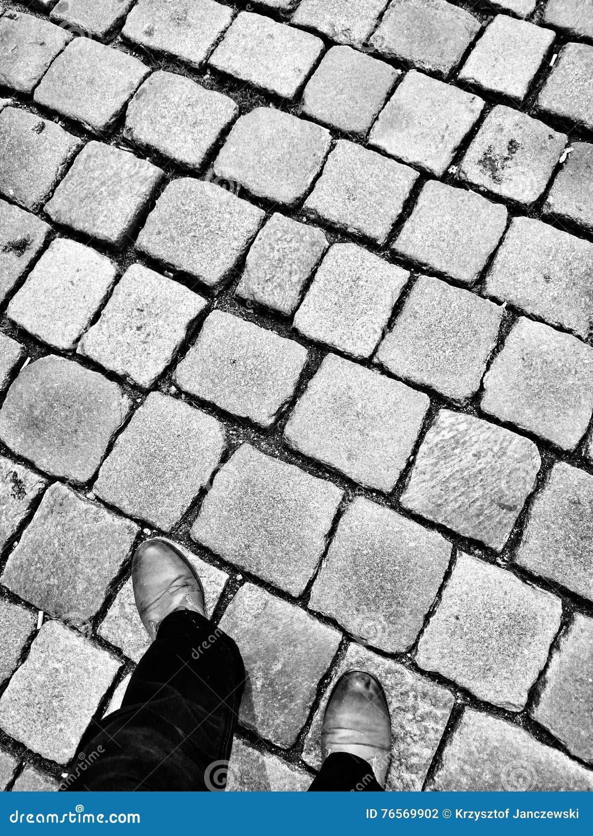 Walk. Artistic Look in Black and White. Stock Photo - Image of white ...