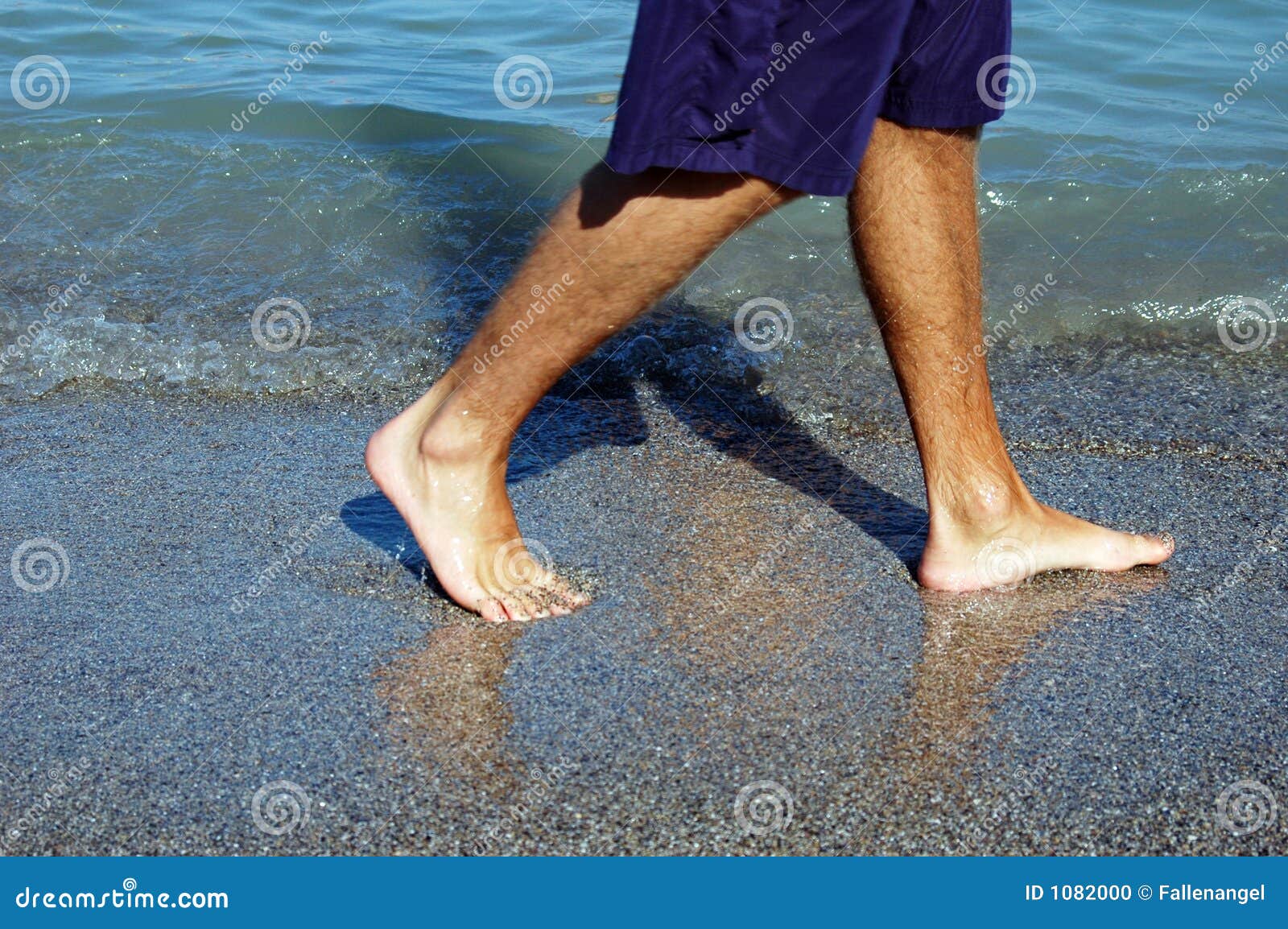Walk on beach stock photo. Image of happy, game, leisure - 1082000