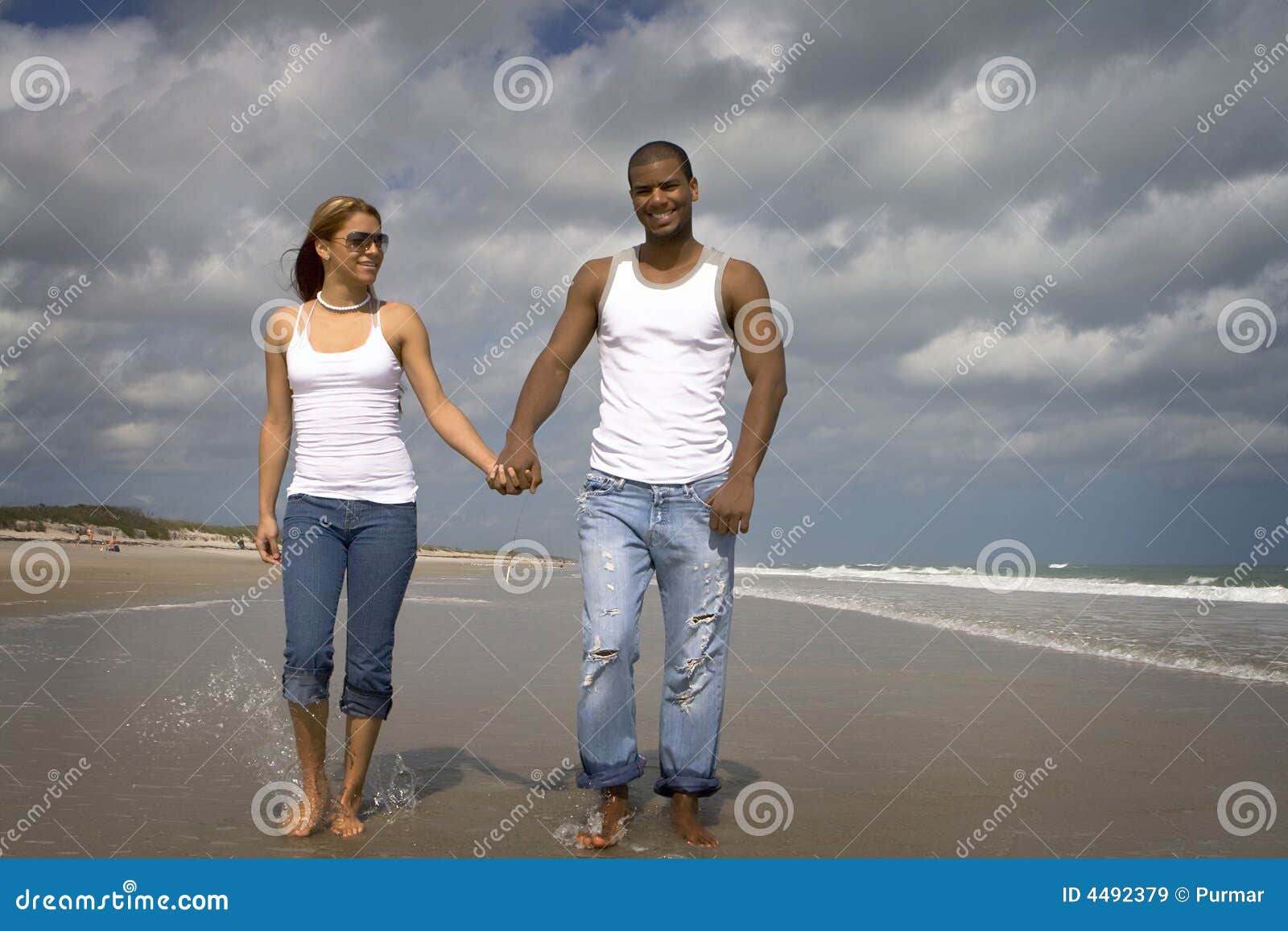 Walk on a beach stock image. Image of florida, sand, ocean - 4492379