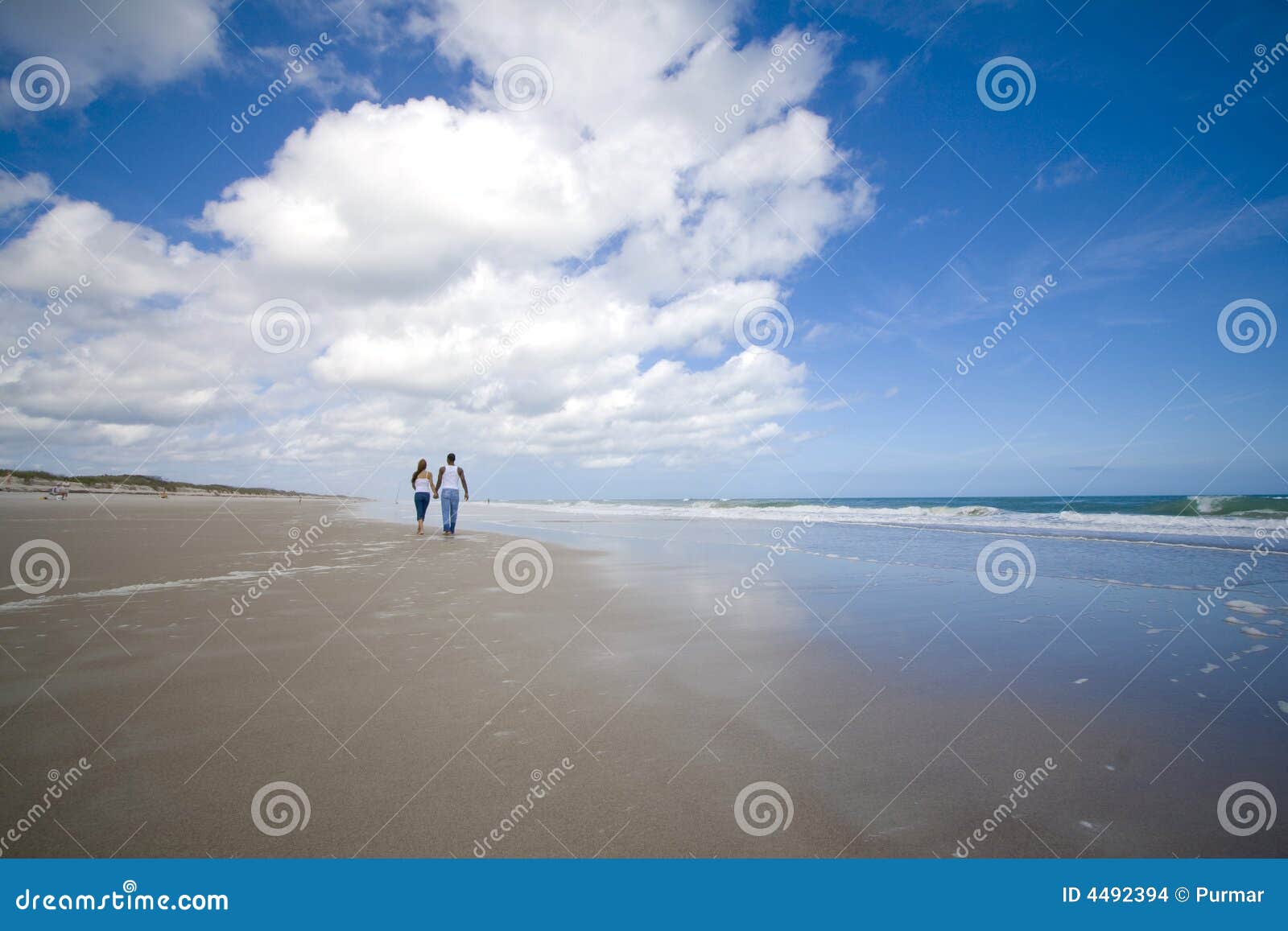Walk on a beach stock photo. Image of happy, vacations - 4492394