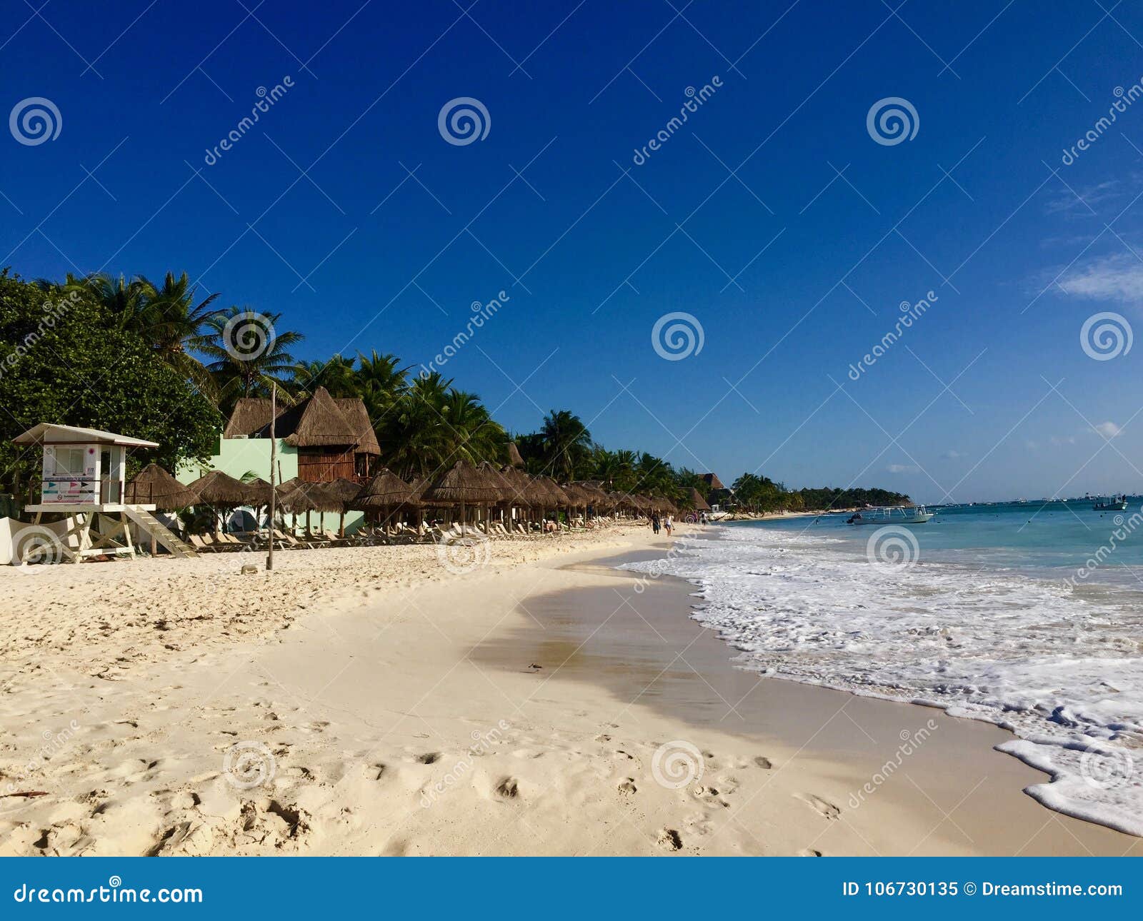 Quintana Roo Beach - Mexico Stock Image - Image of mexico, ocean: 106730135