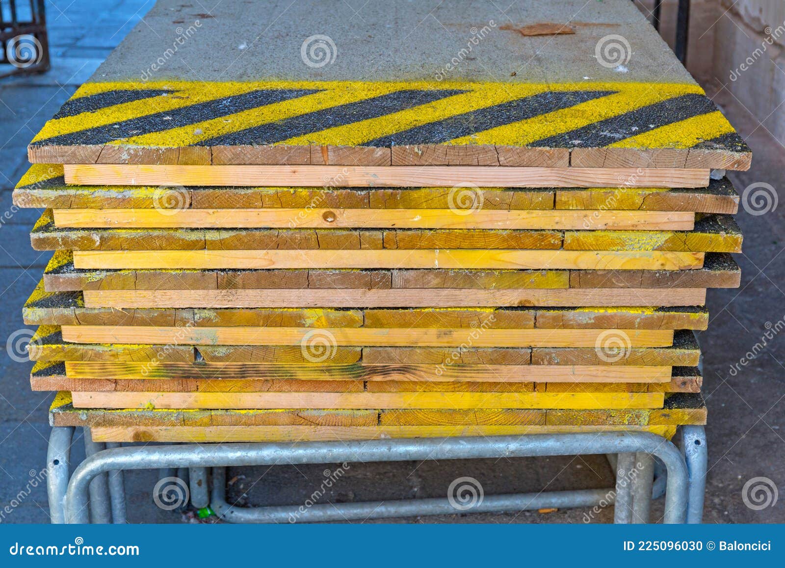 Walk Boards Floods stock photo. Image of venice, planks - 225096030
