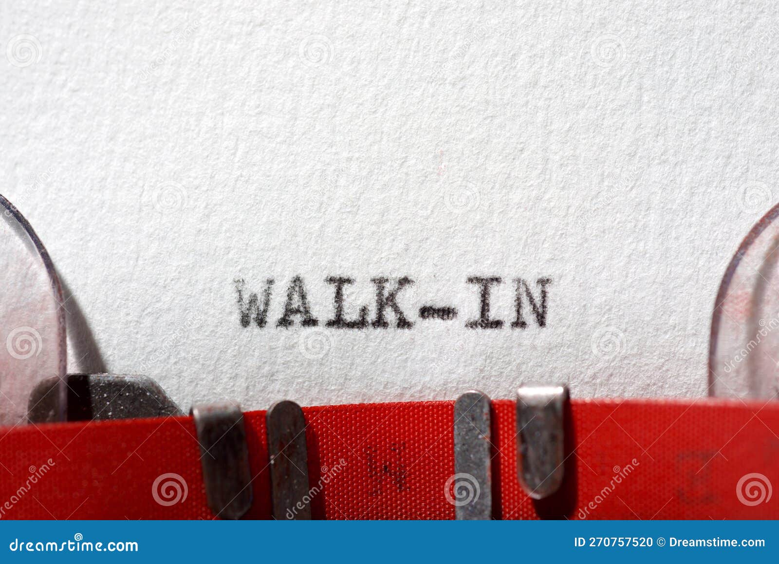 Walk-in concept view stock photo. Image of writing, walkin - 270757520