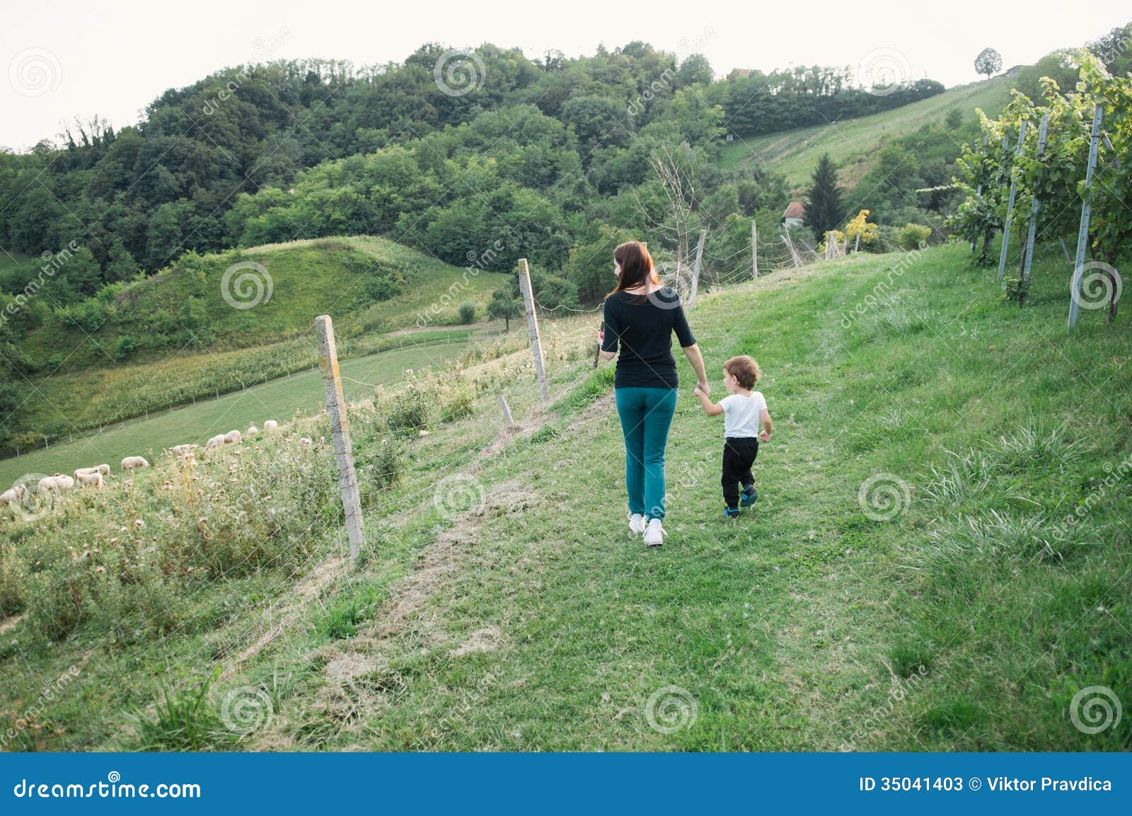 Walk in the countryside stock image. Image of outdoors - 35041403