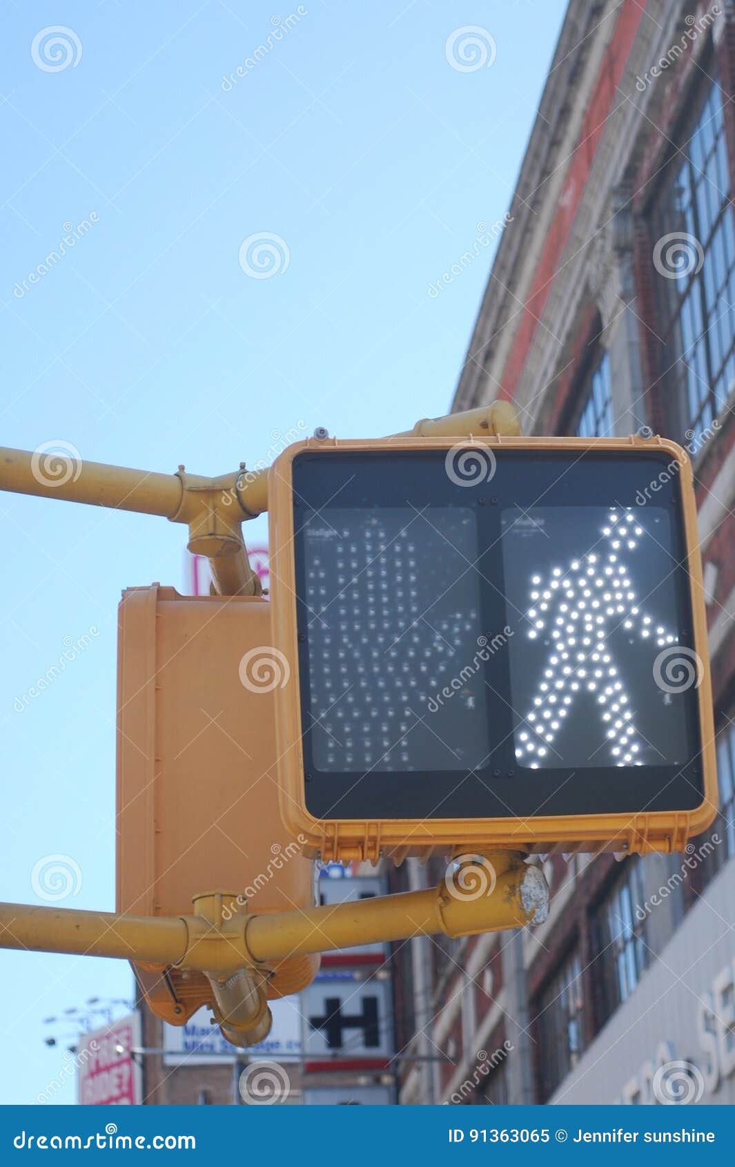 Walk crosswalk sign stock image. Image of walk, city - 91363065