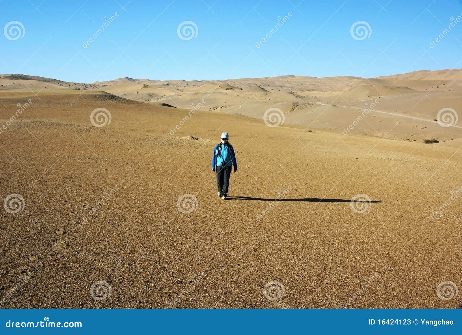 Walk in desert stock image. Image of arid, hill, orient - 16424123