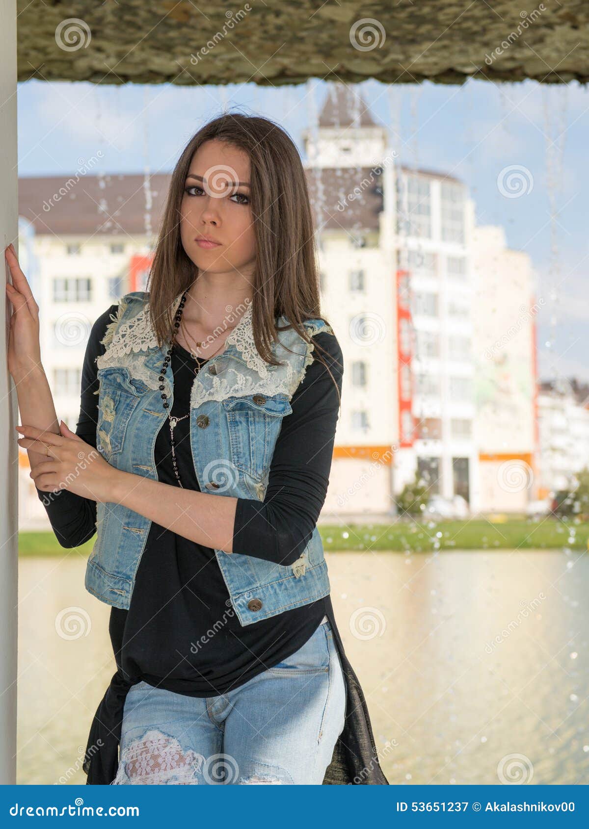 Walk with a girl stock image. Image of people, race, footpath - 53651237