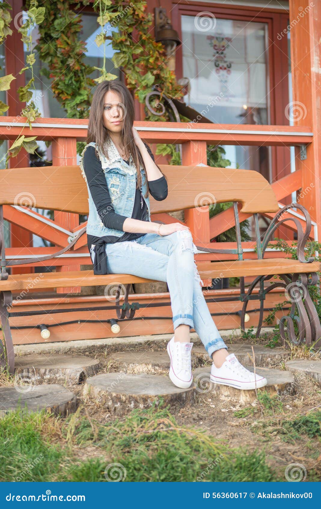 Walk with a girl stock image. Image of italy, footpath - 56360617