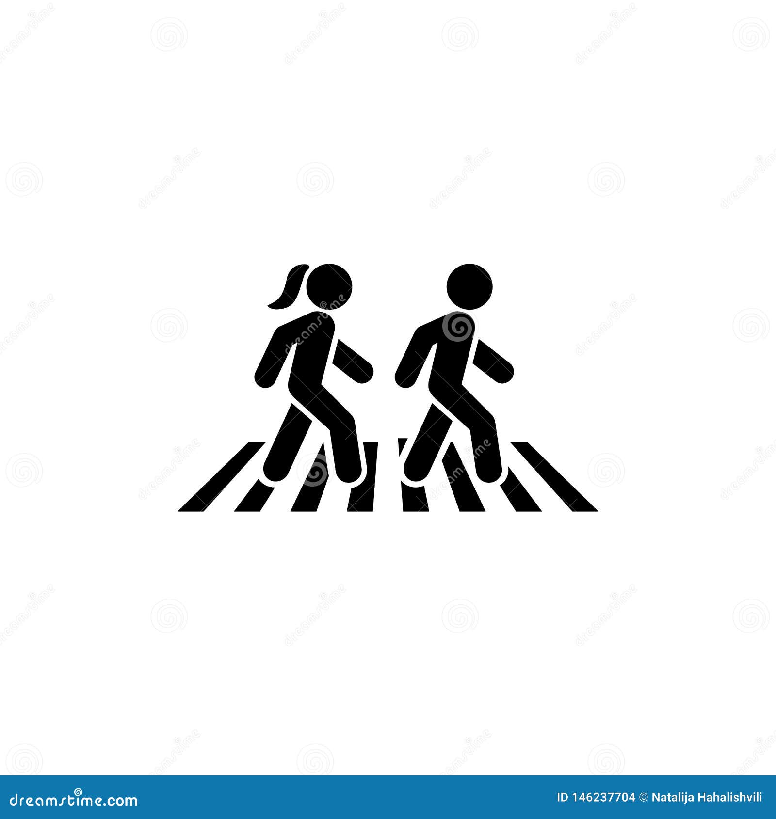 Walk Icon Symbol Logo Template. Stock Vector - Illustration of element ...