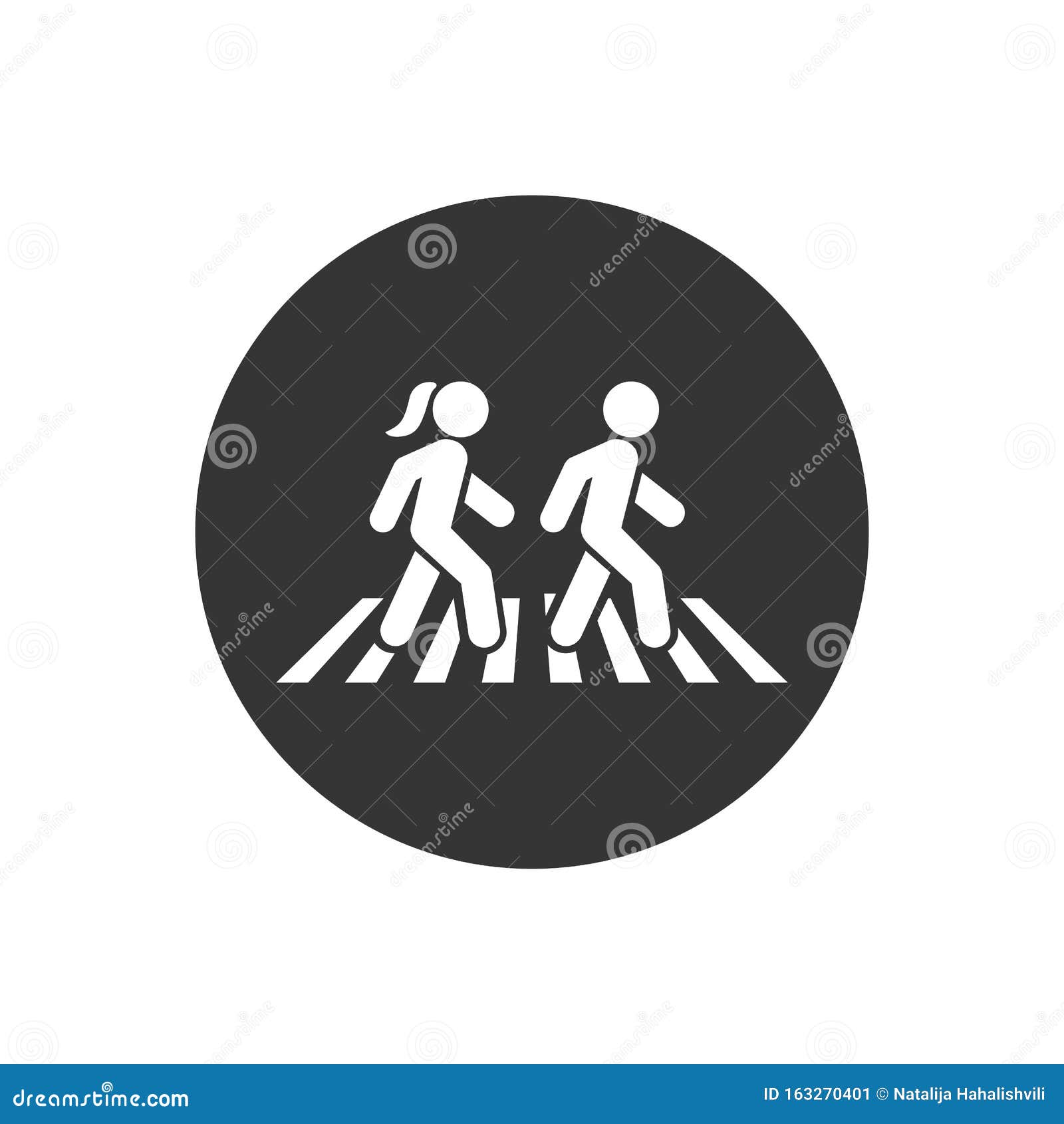 Walk Icon Symbol Logo Template. Vector Flat Style Stock Vector ...