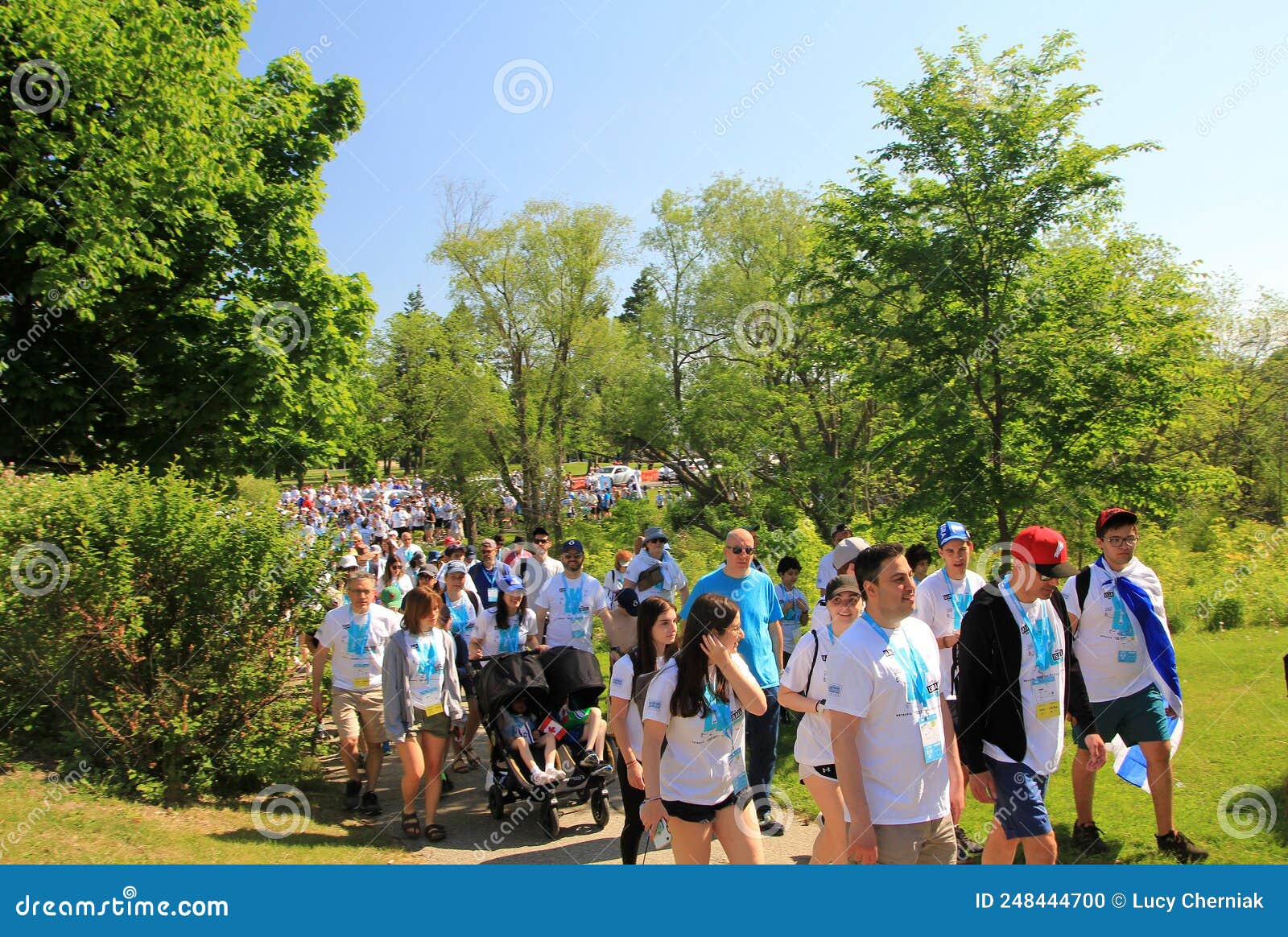 Walk with Israel in Toronto Editorial Image - Image of walk, flag ...