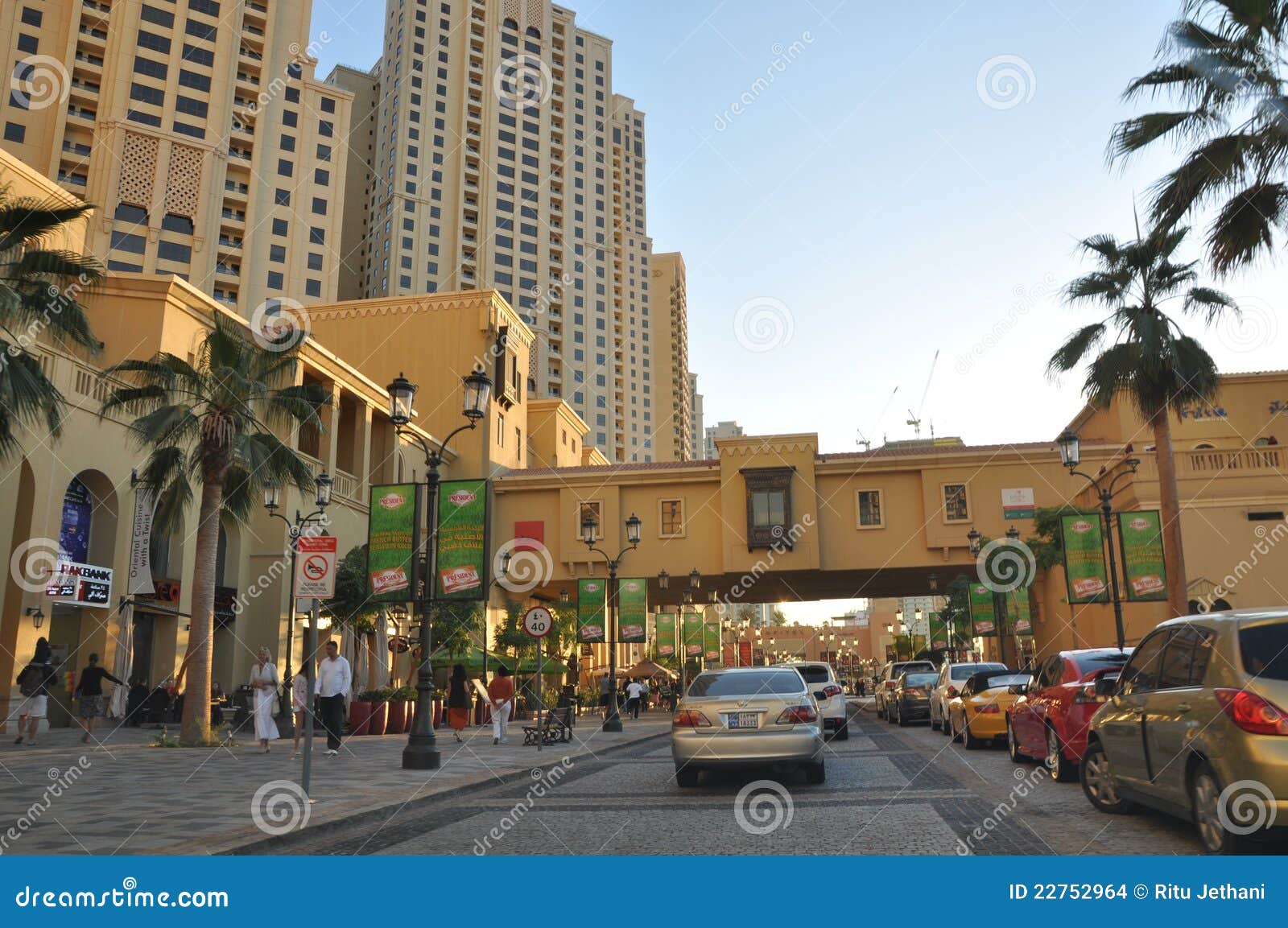The Walk at Jumeirah Beach Residence in Dubai Editorial Stock Image ...