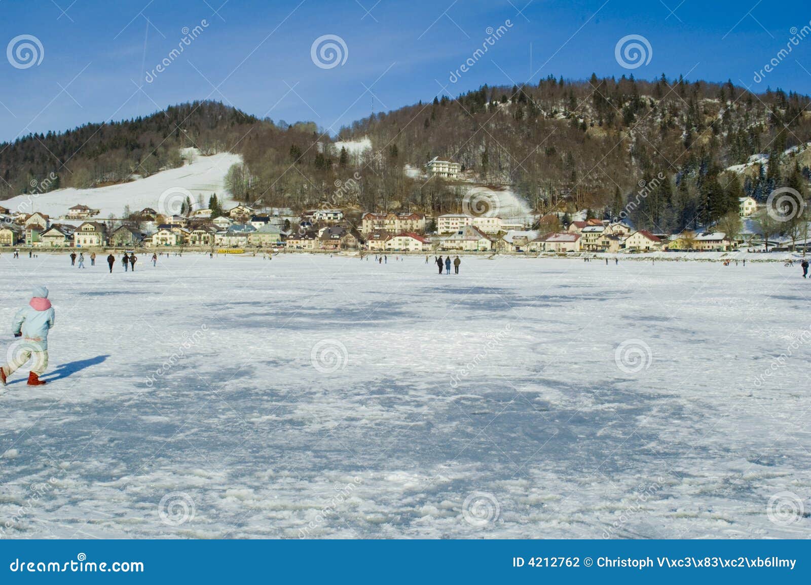Walk on the lake stock photo. Image of lake, joux, outdoor - 4212762