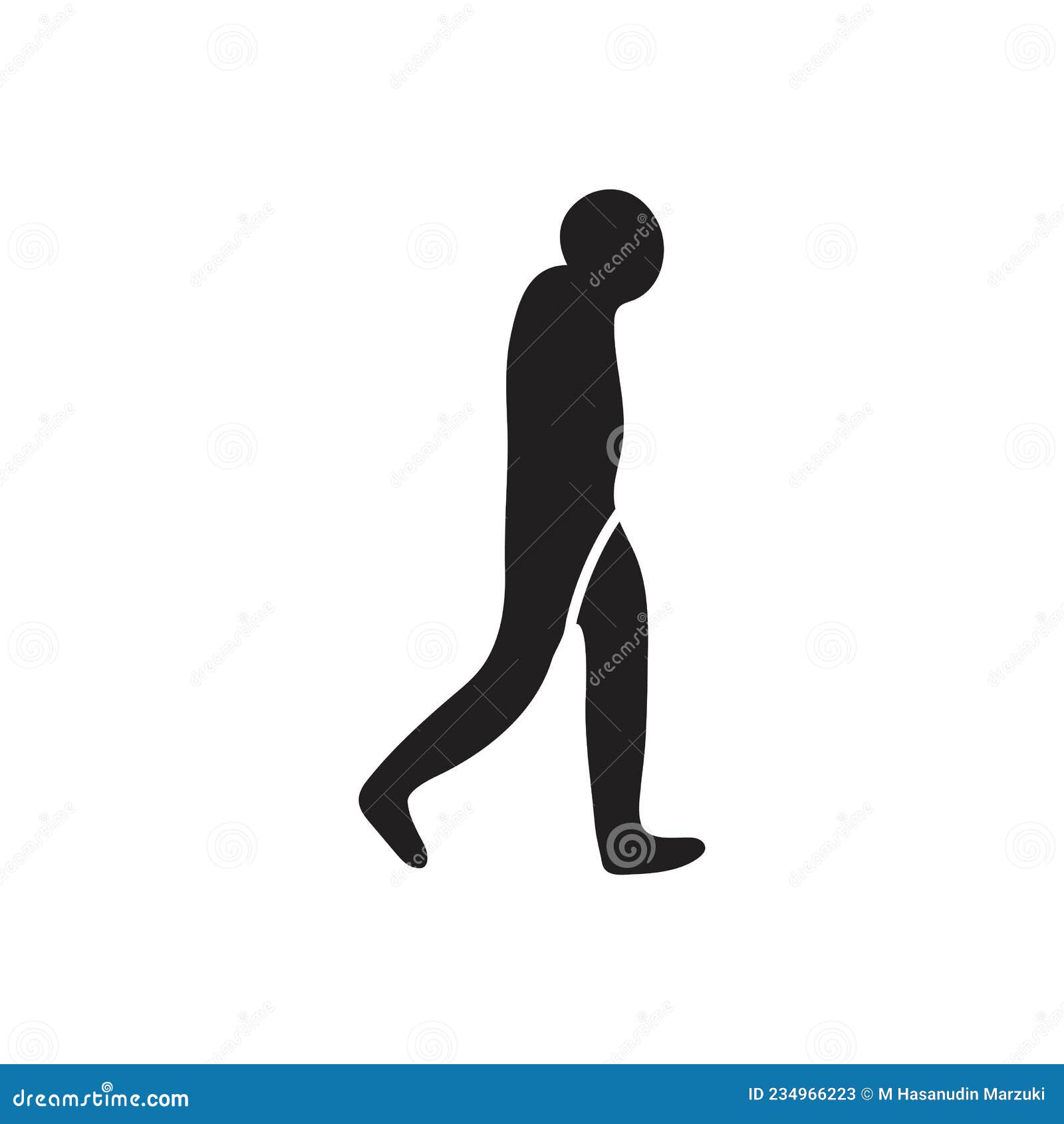 Walk logo vector stock vector. Illustration of human - 234966223