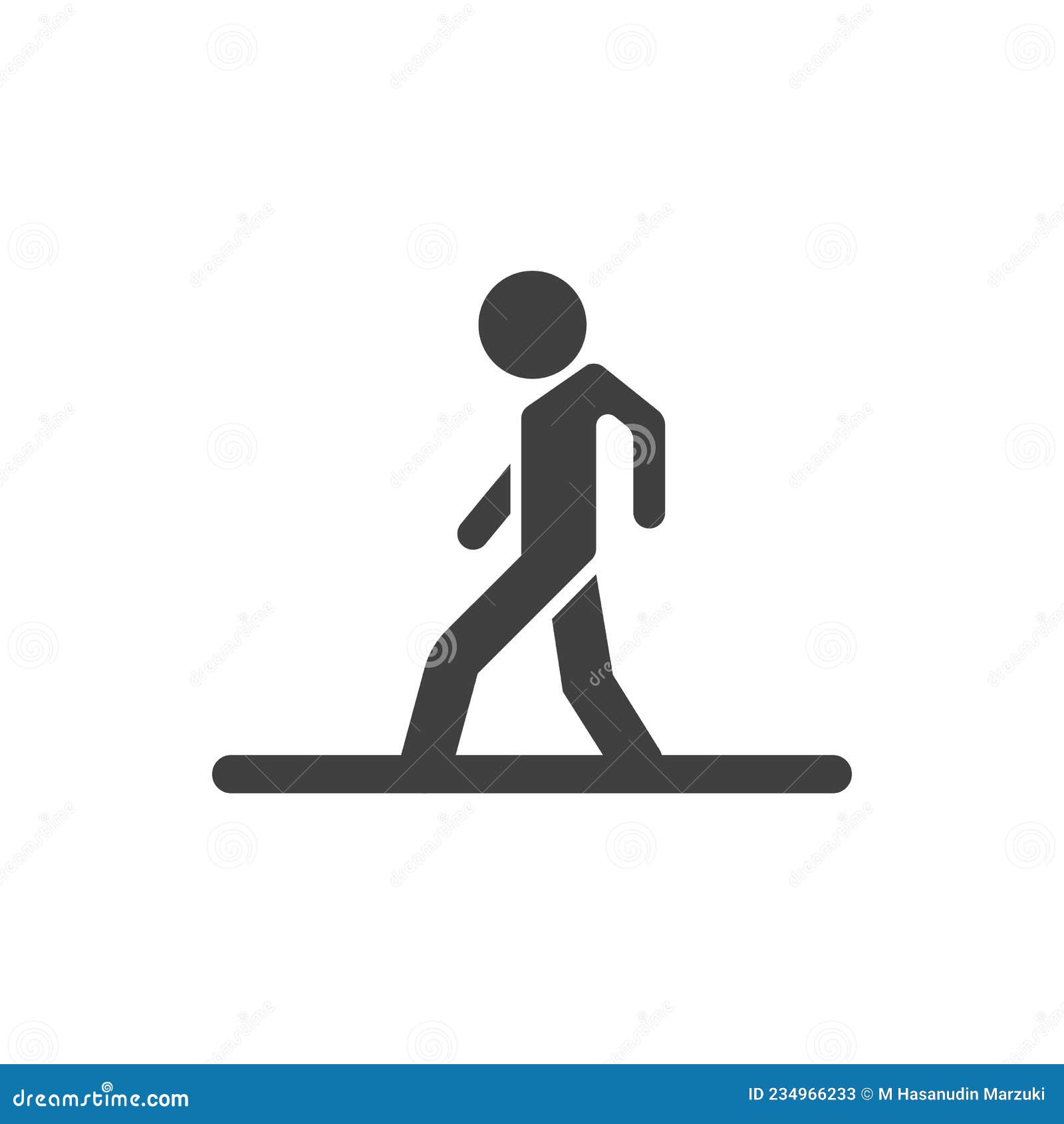 Walk logo vector stock vector. Illustration of human - 234966233