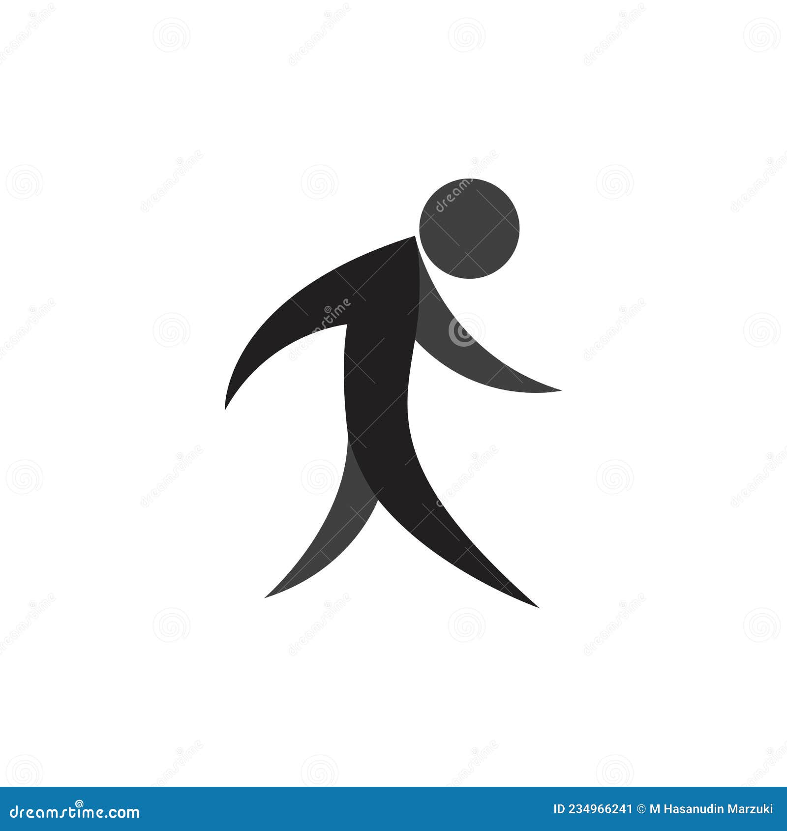 Walk logo vector stock vector. Illustration of relationship - 234966241