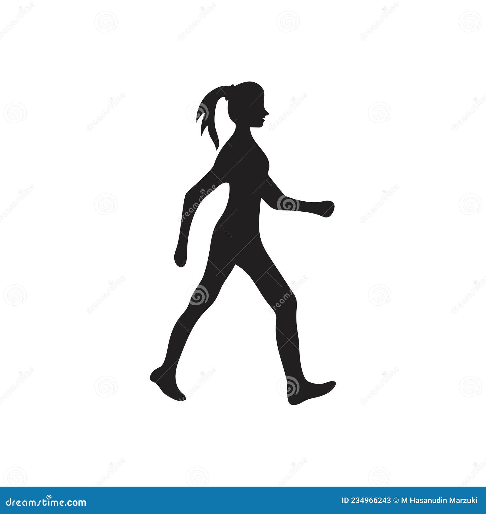 Walk logo vector stock vector. Illustration of success - 234966243