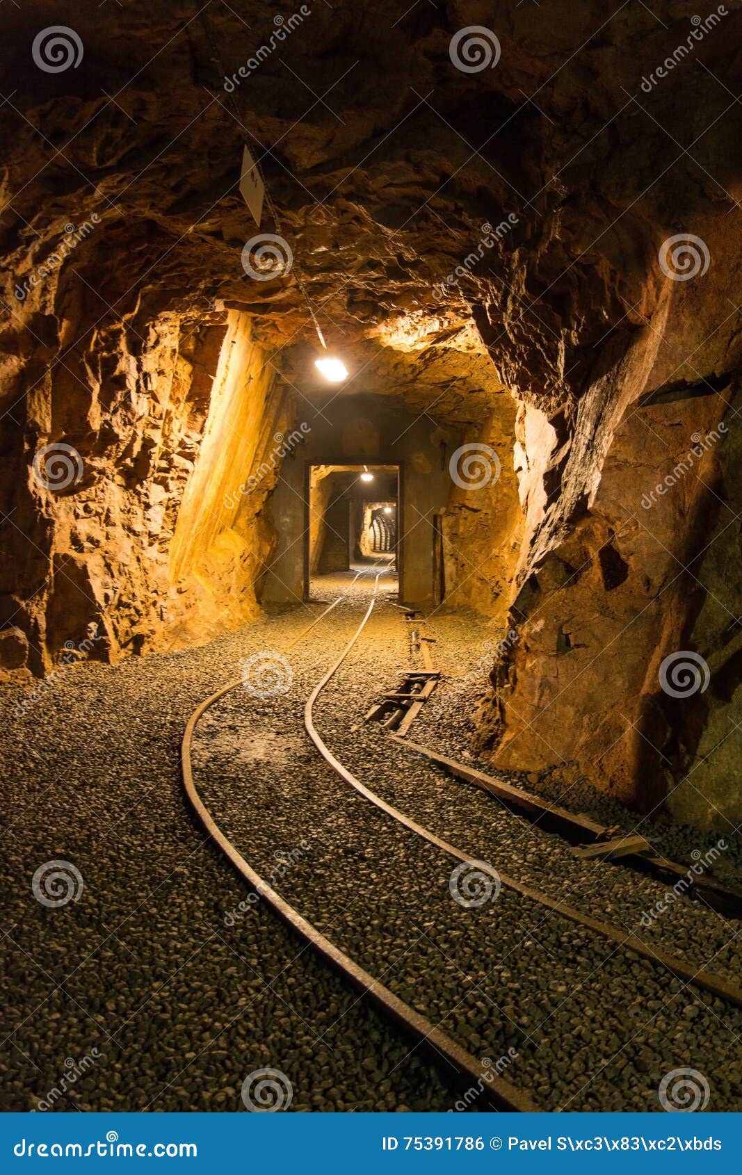 Walk the Old Abandoned Mine Stock Photo - Image of rock, miner: 75391786