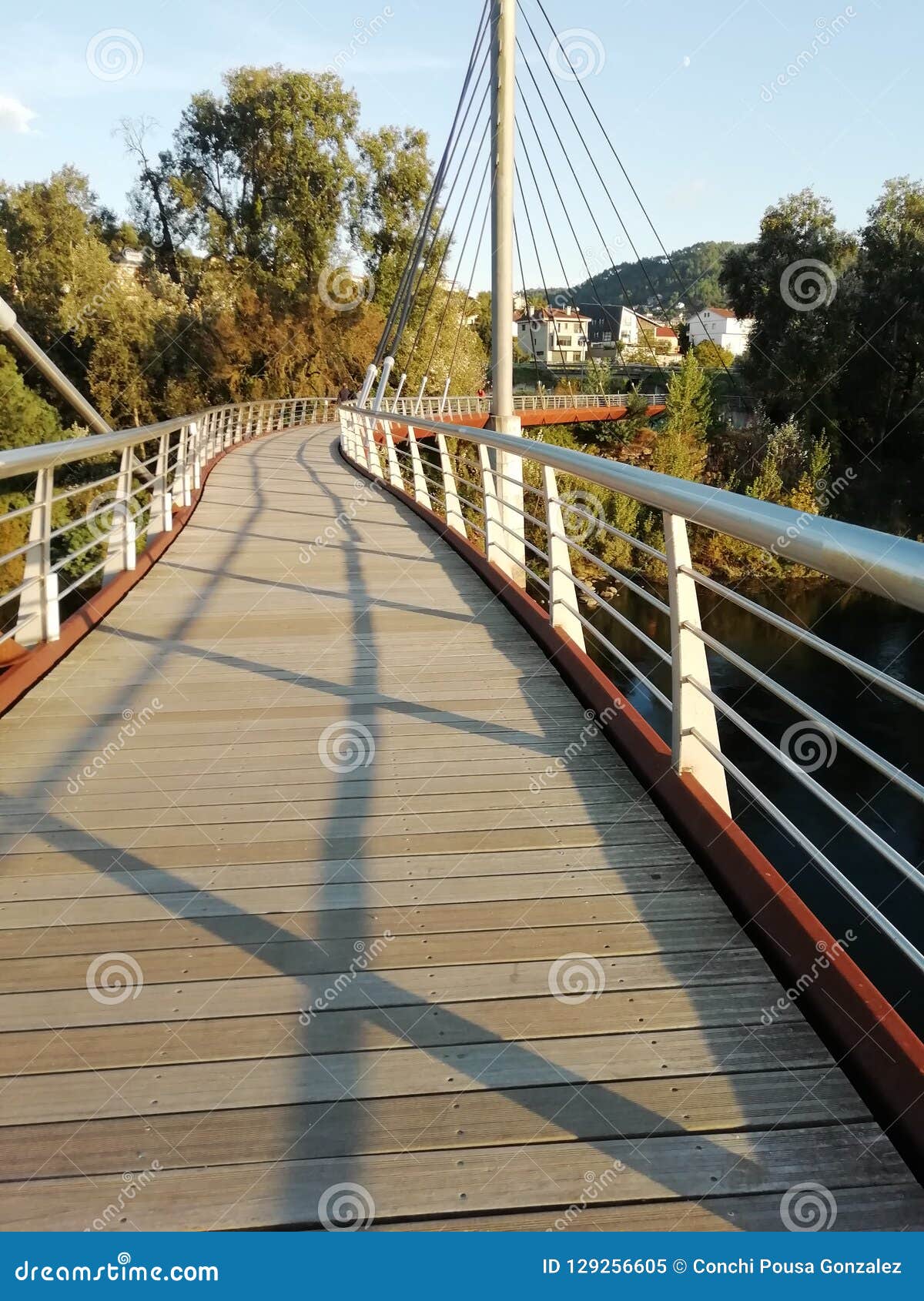 Walk over the bridge stock image. Image of bridge, walk - 129256605