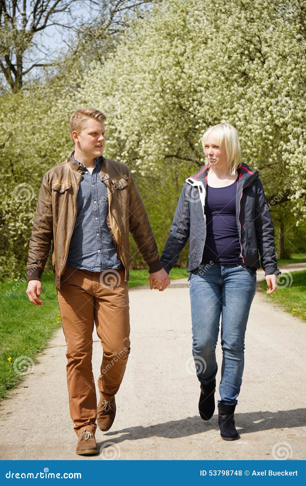 Walk in a park stock photo. Image of girl, countryside - 53798748