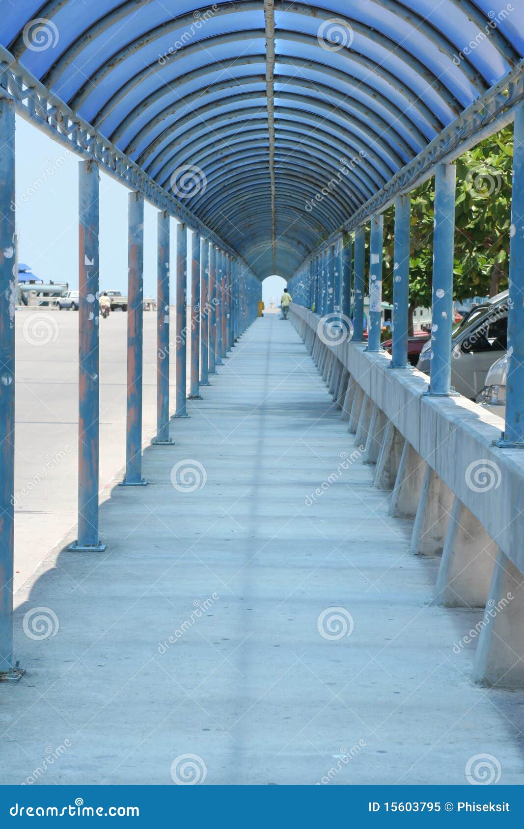 The walk from the pier stock image. Image of nature, people - 15603795