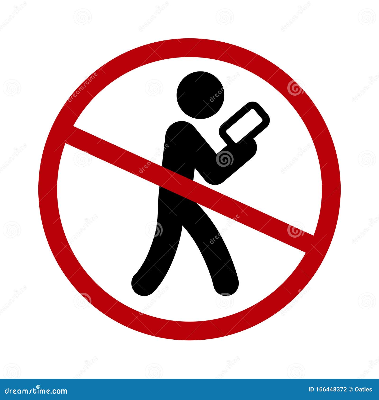 Walk safely caution sign stock vector. Illustration of icon - 166448372