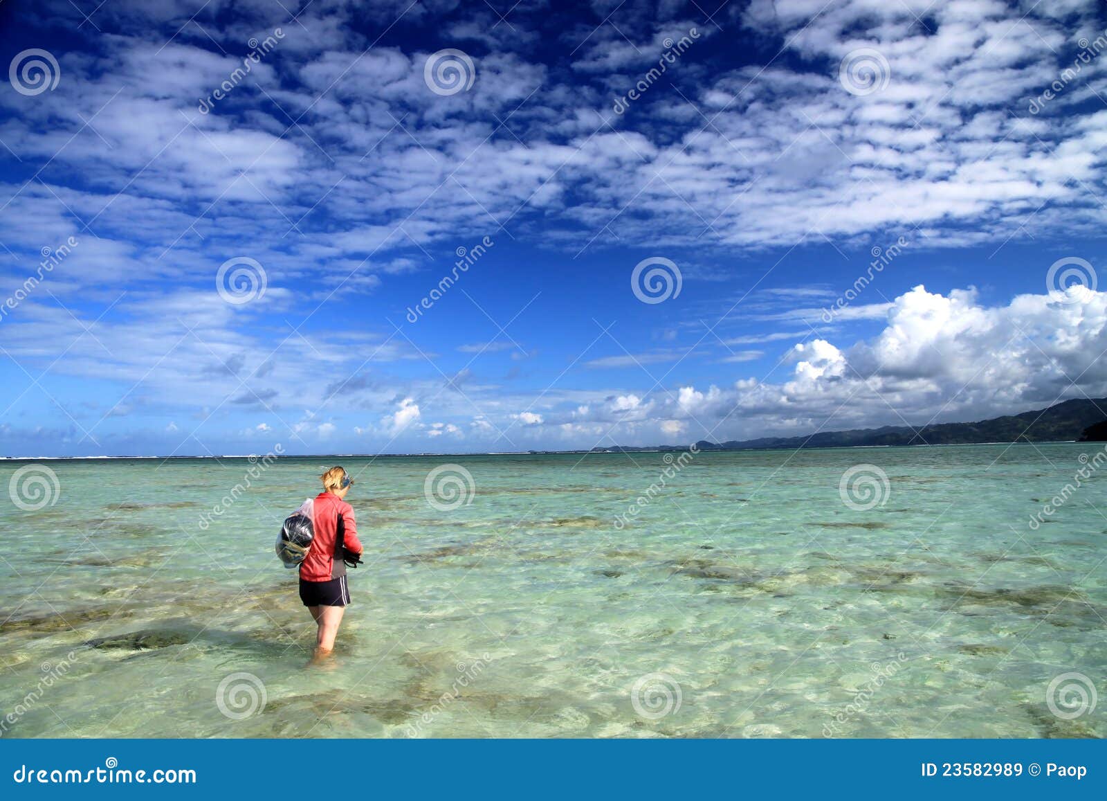 Walk into the sea stock image. Image of mada, madagascar - 23582989