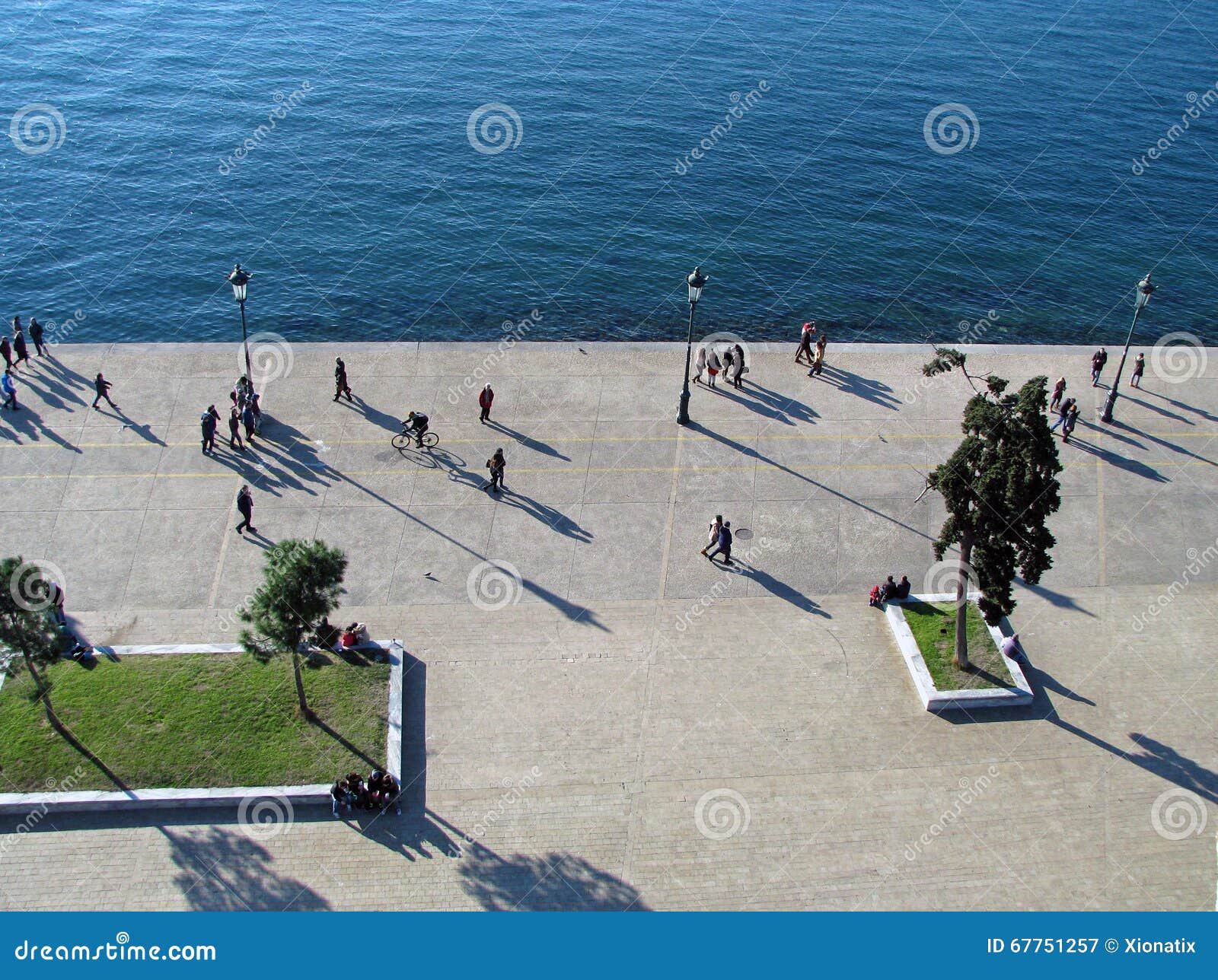 Walk by the sea stock image. Image of afternoon, enjoy - 67751257