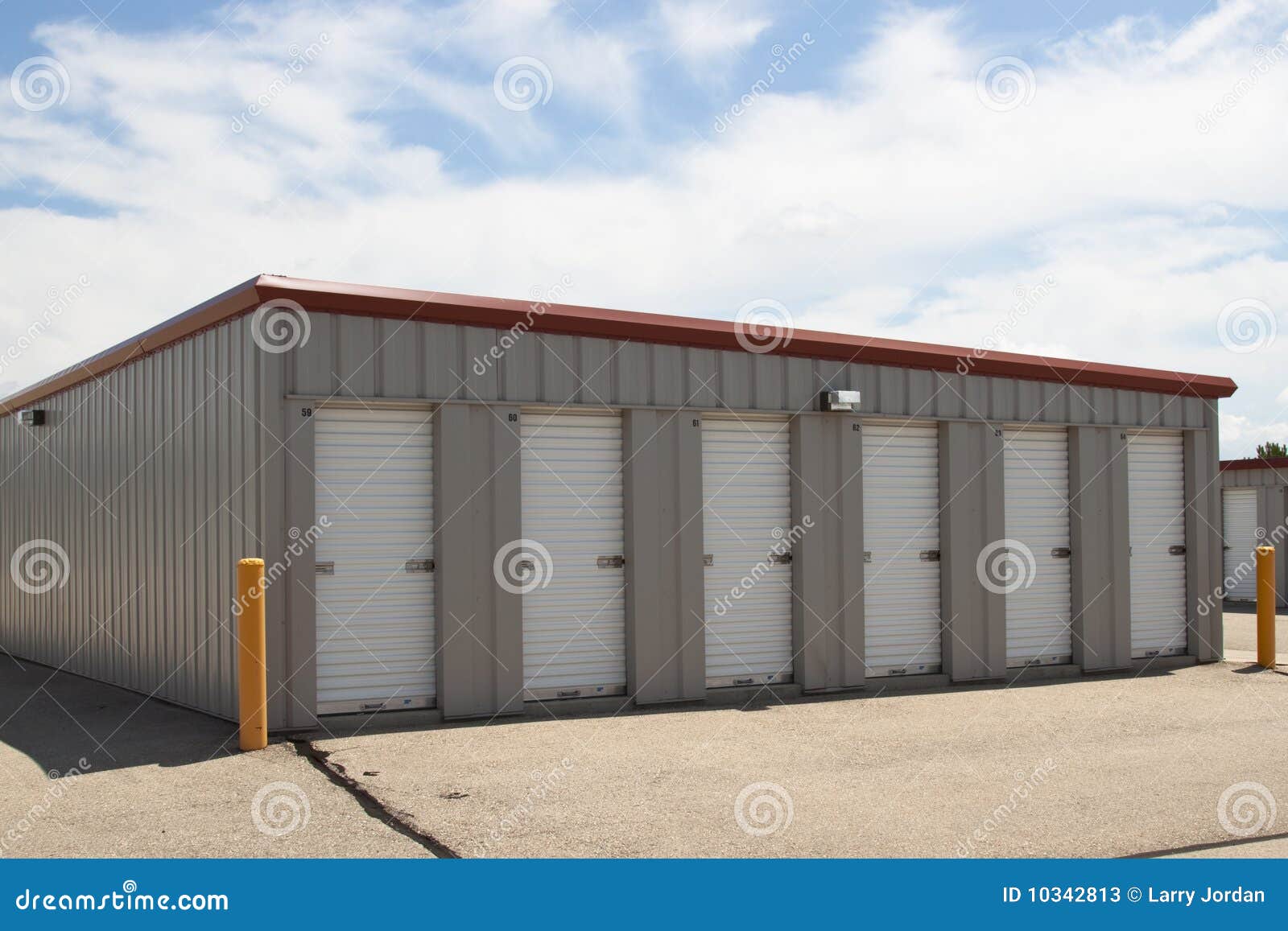 Walk in Size Storage Units stock image. Image of walk - 10342813