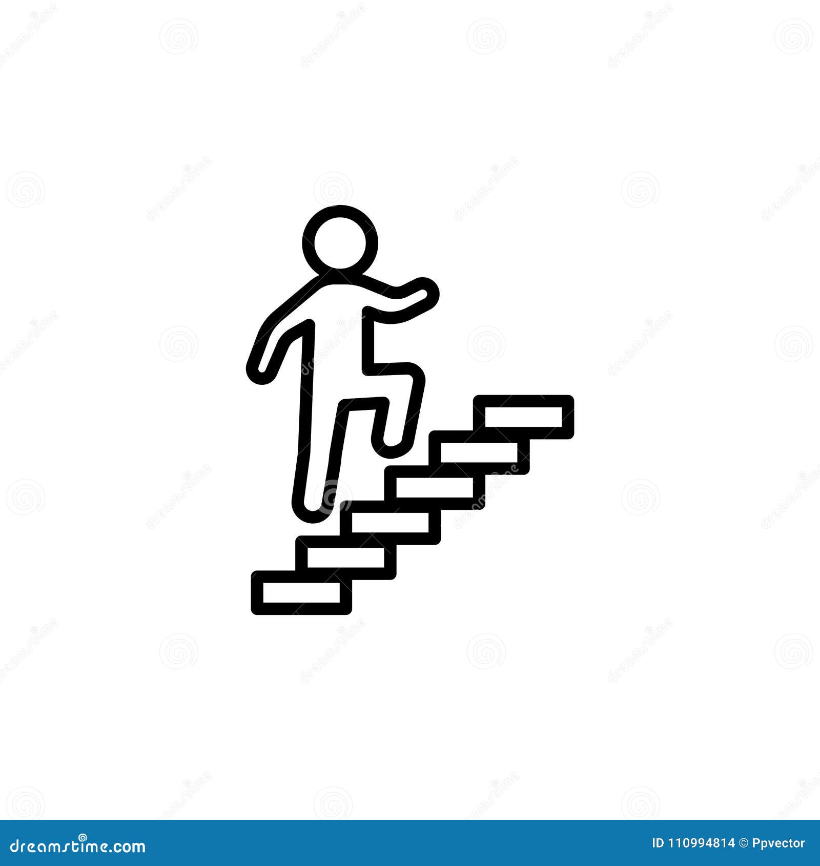 Walk Up Stairs Symbol Vector Illustration, Stock Vector - Illustration ... Walk Up Stairs Symbol Vector Illustration, Stock Vector - Illustration ...