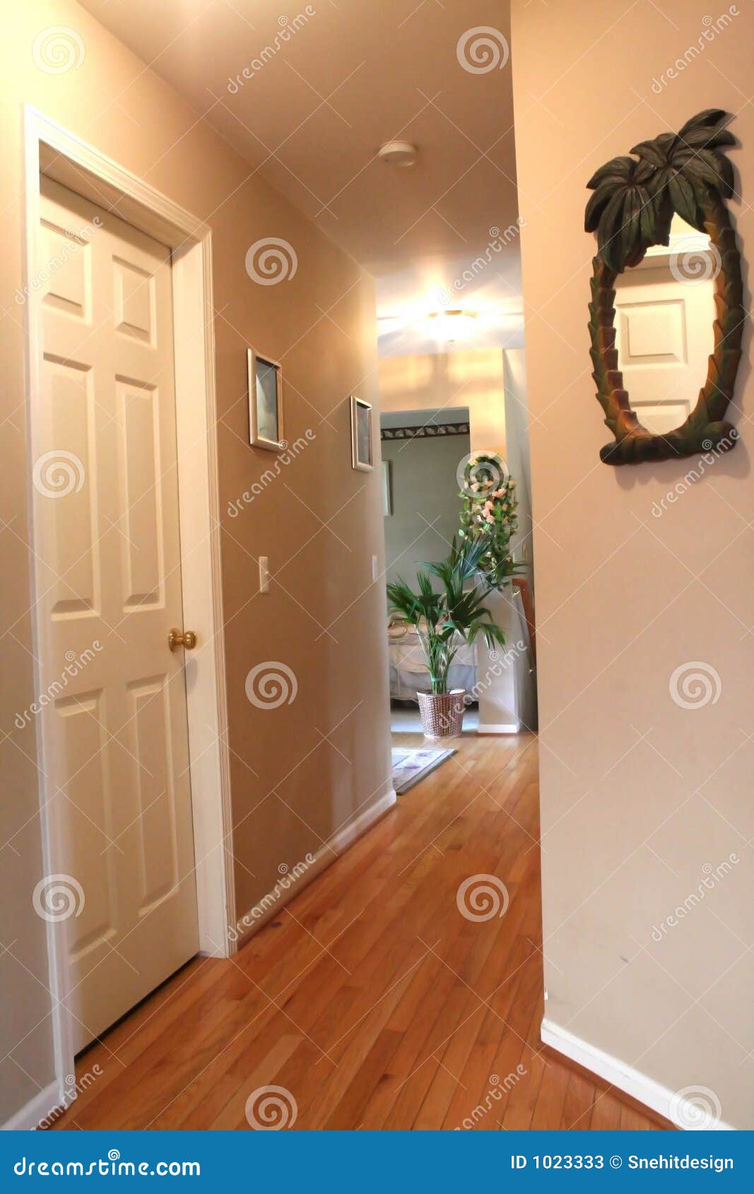 Walk way stock image. Image of room, estate, luxury, main - 1023333
