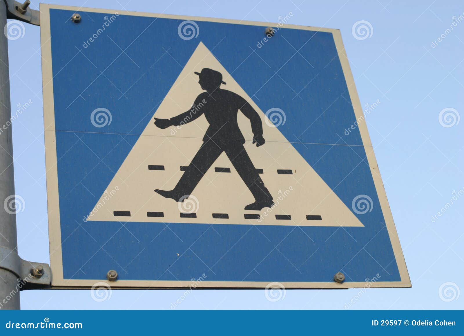 Walk this way! stock image. Image of walking, blue, white - 29597