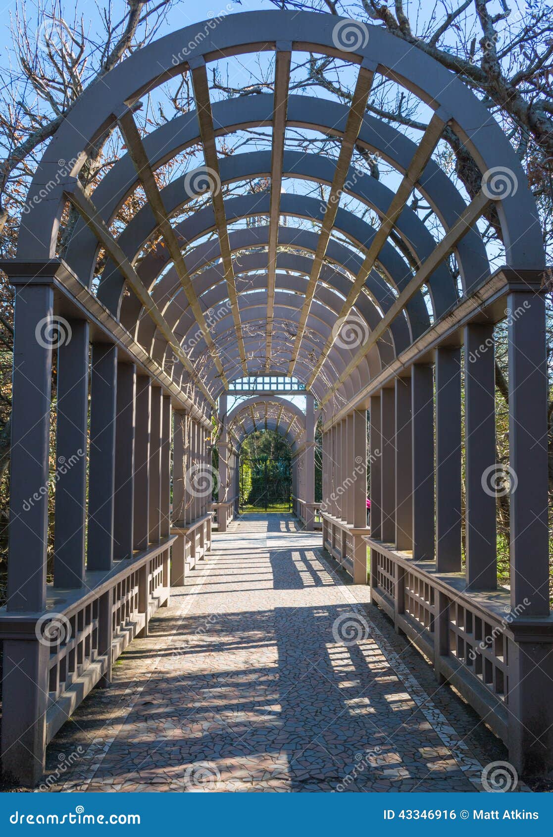 Walk way stock photo. Image of walkway, pillars, tips - 43346916