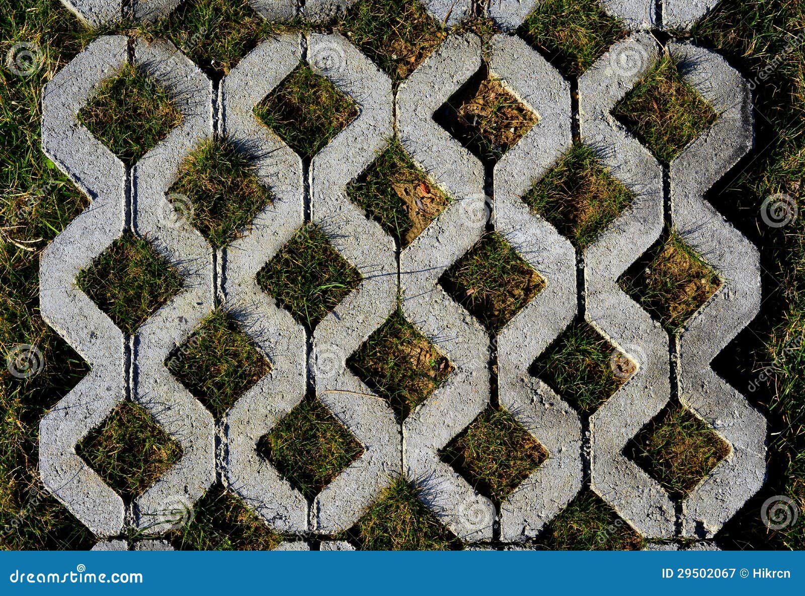 Walk Way Surface of Concrete Blocks Stock Image - Image of garden ...