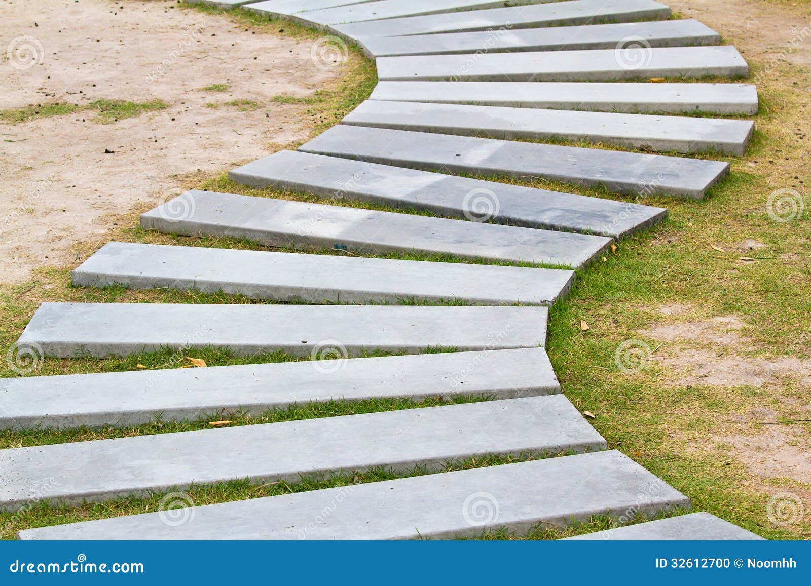 Walk Way Surface of Concrete Stock Photo - Image of shape, square: 32612700