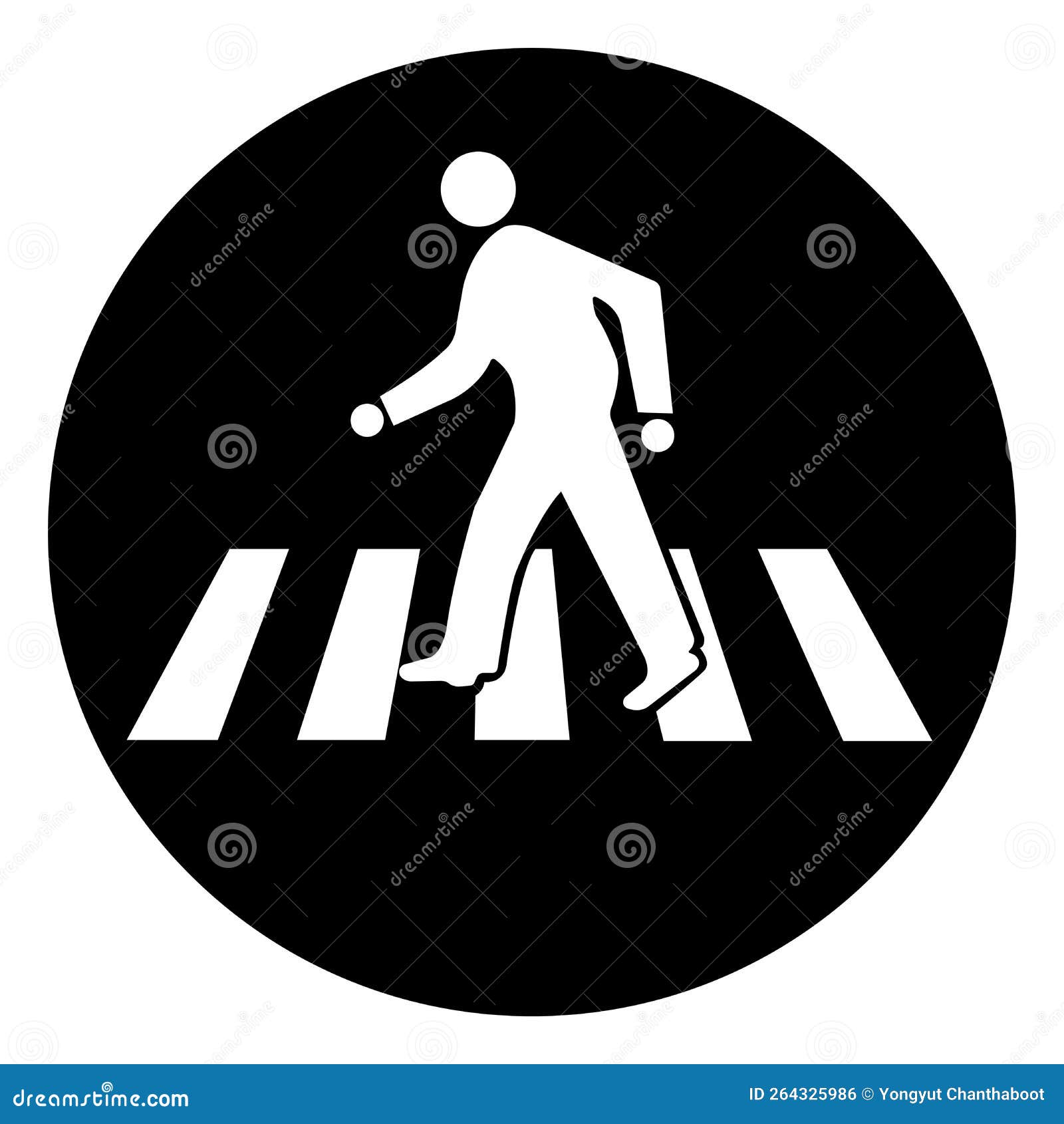 Walk-Way Symbol Sign, Vector Illustration, Isolate on White Background ...