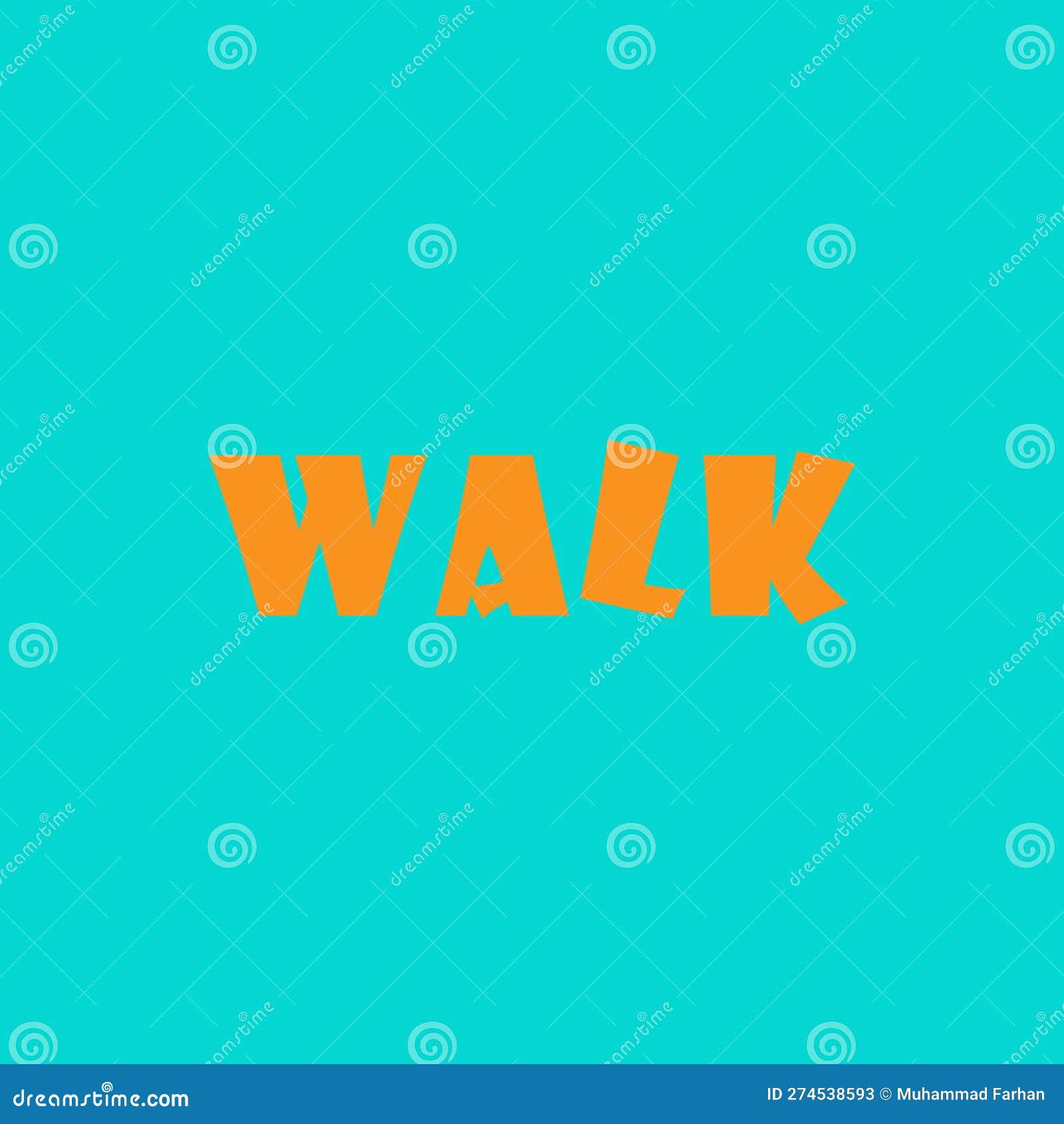 Walk Wordmark Logo Design, Walk Logo Icon Stock Vector - Illustration ...