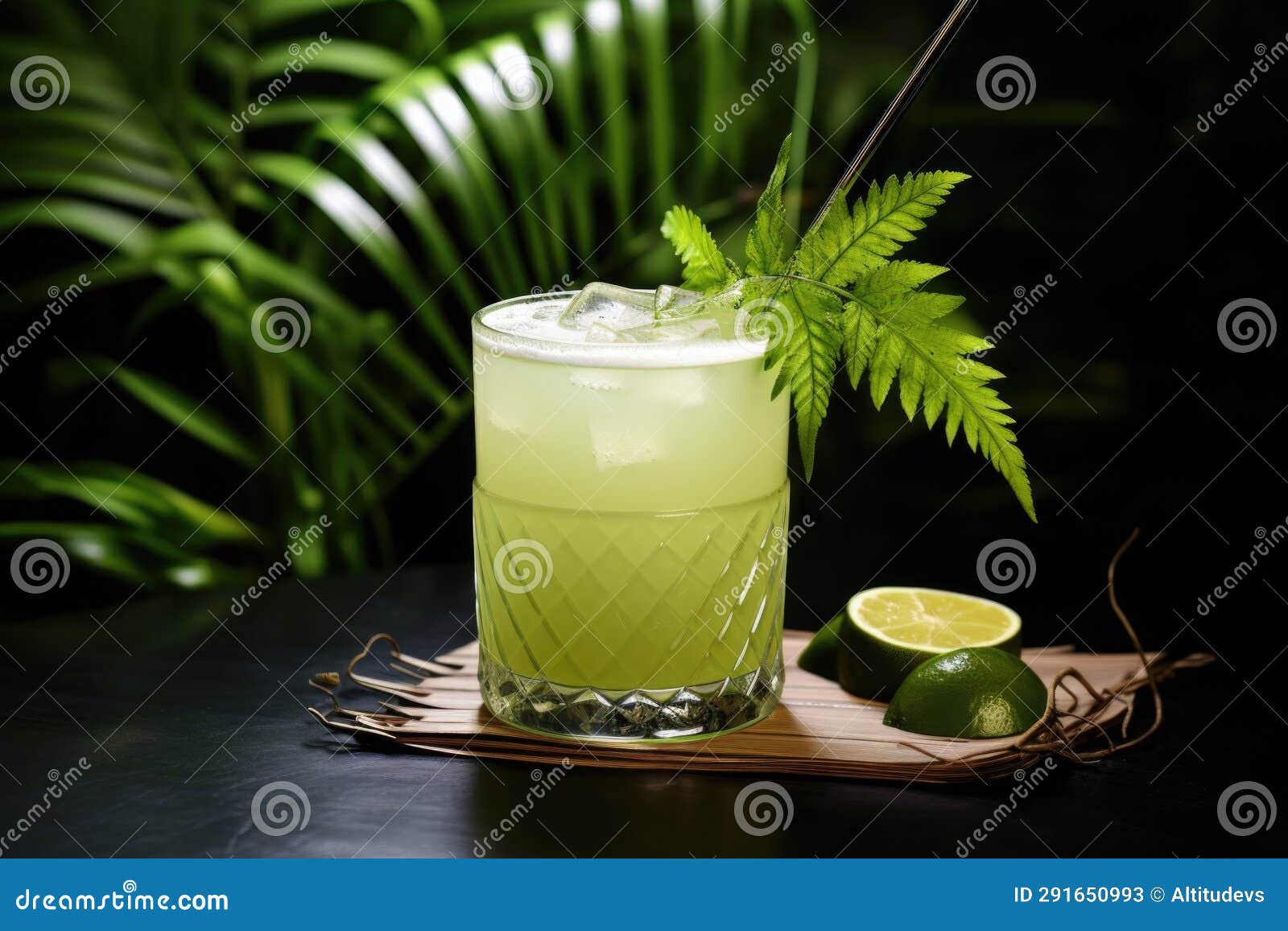 Walker Garnished with Soothing Green Plants Stock Image - Image of ...