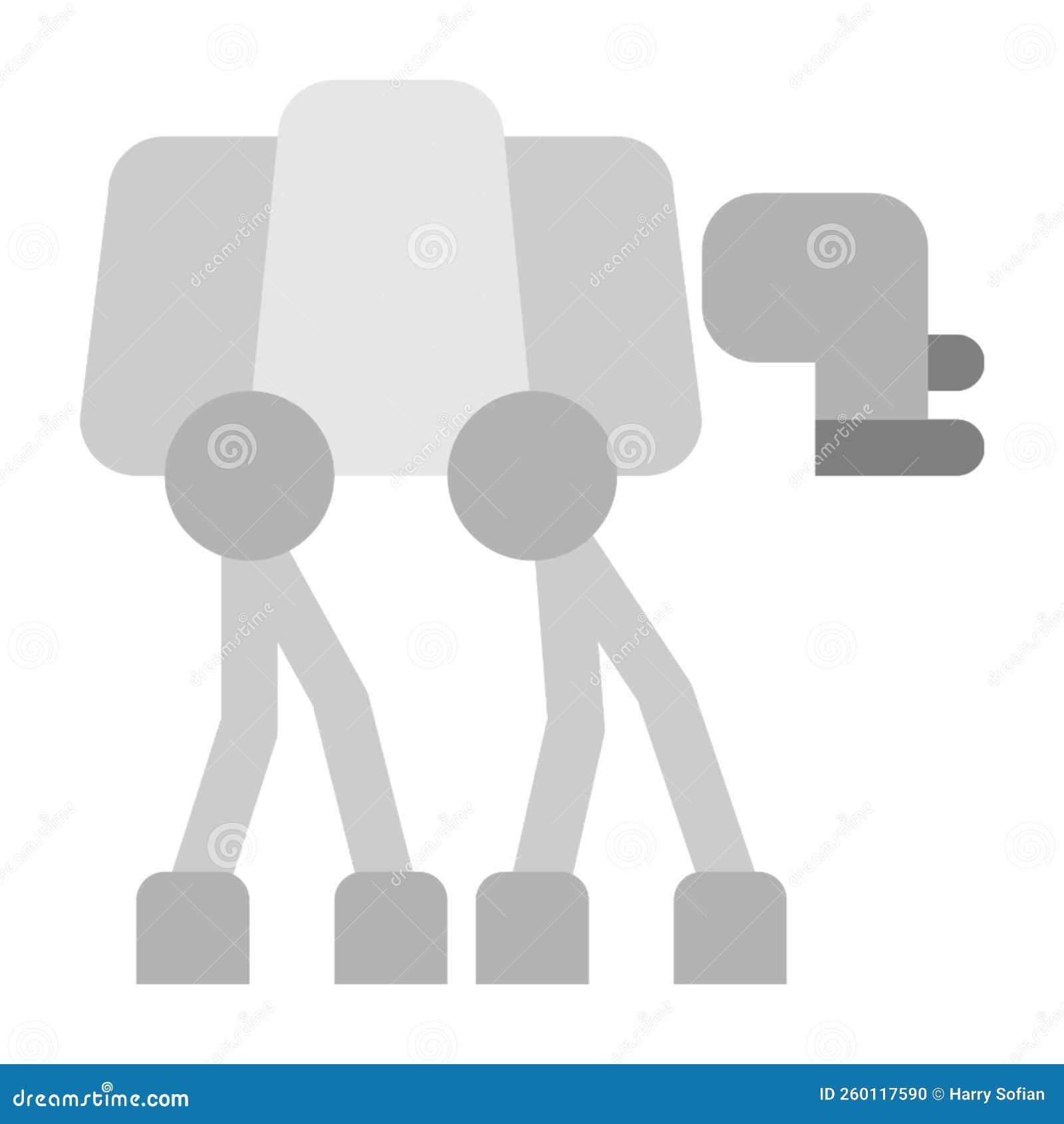 At at walker illustration stock illustration. Illustration of equipment ...