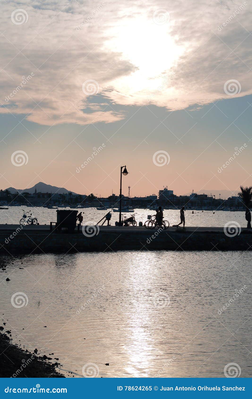 Walkers at sunset stock image. Image of sunset, vacation - 78624265
