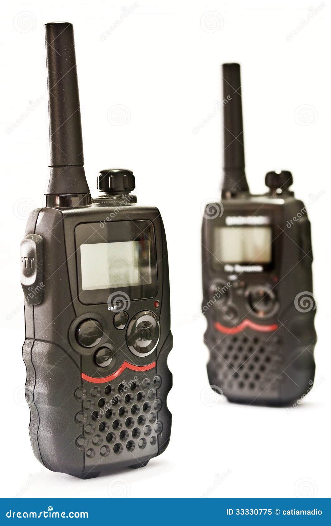 Walkie talkies stock image. Image of white, walkie, radio - 33330775