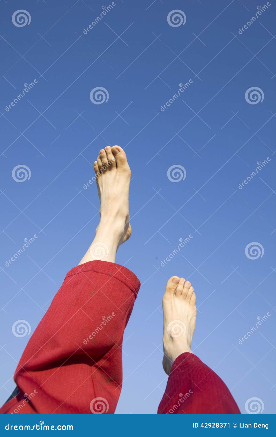 Walking in the air stock image. Image of legs, healthy - 42928371