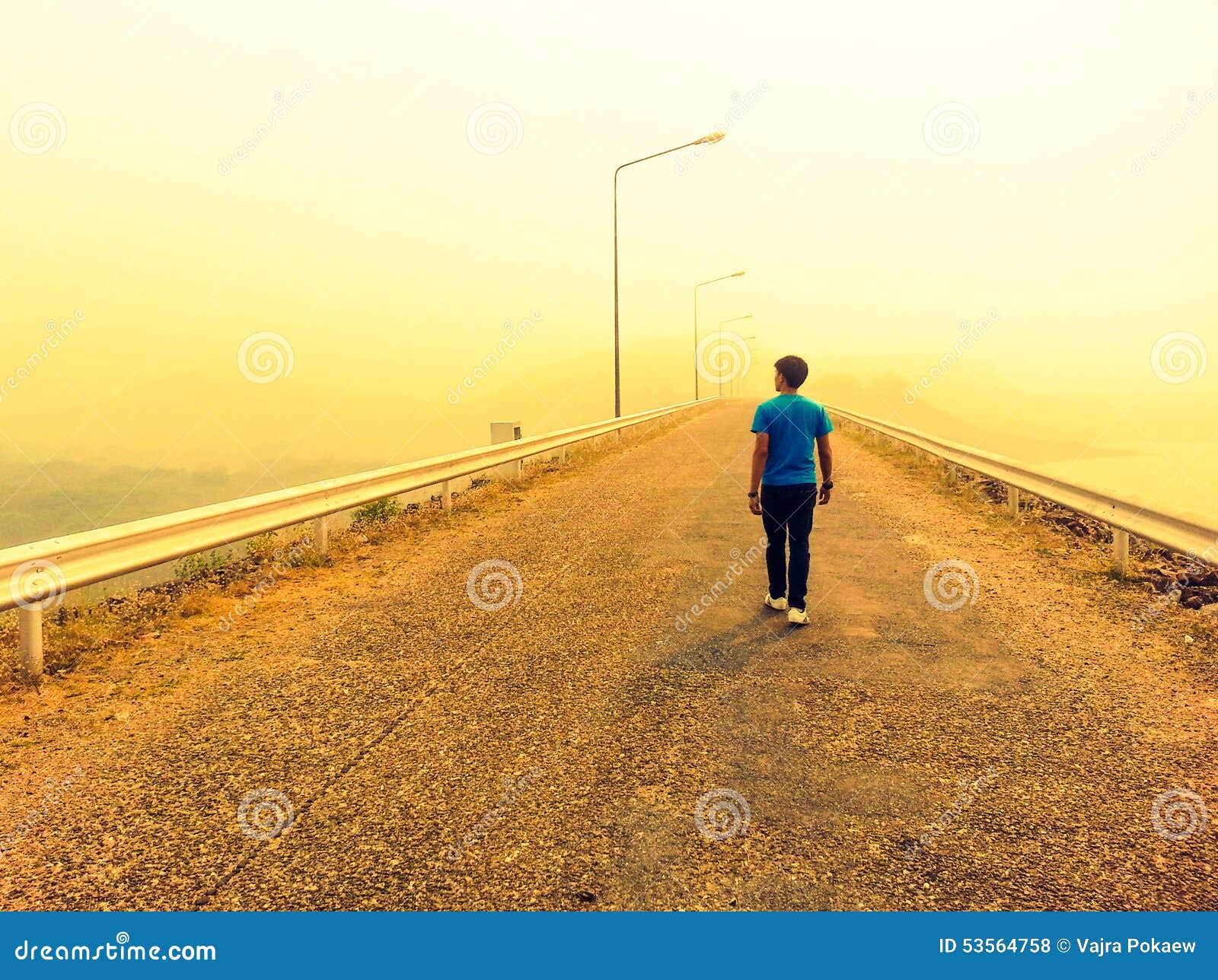 Walking alone, with hope stock photo. Image of path, atmosphere - 53564758