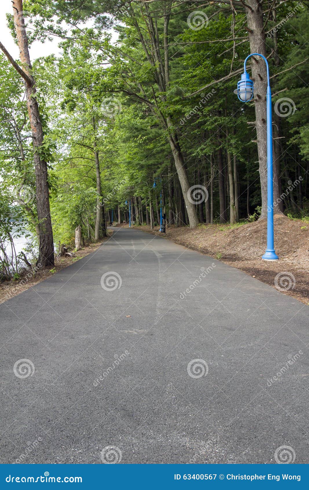 Walking Along the Lake stock image. Image of path, reservoir - 63400567