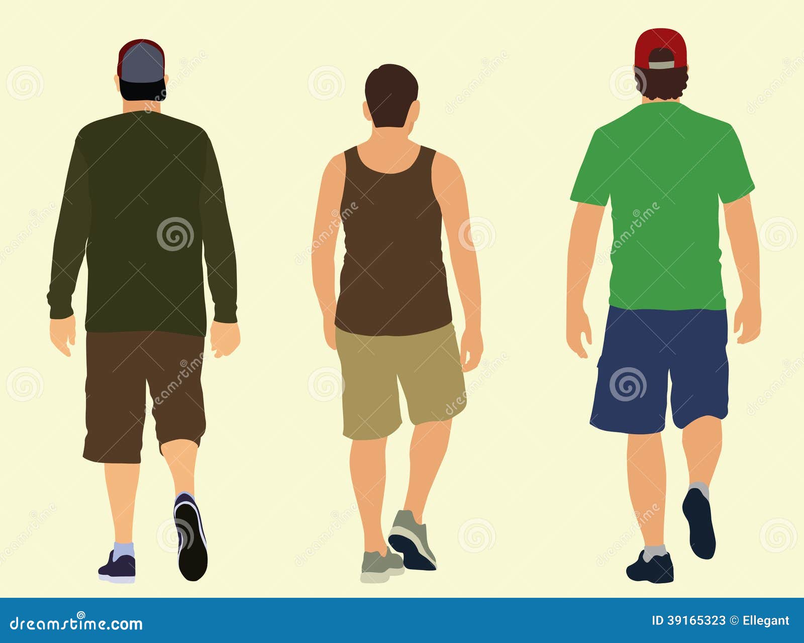 Walking Away Footsteps. Footpath Perspective. Shoe Prints Steps Way ...