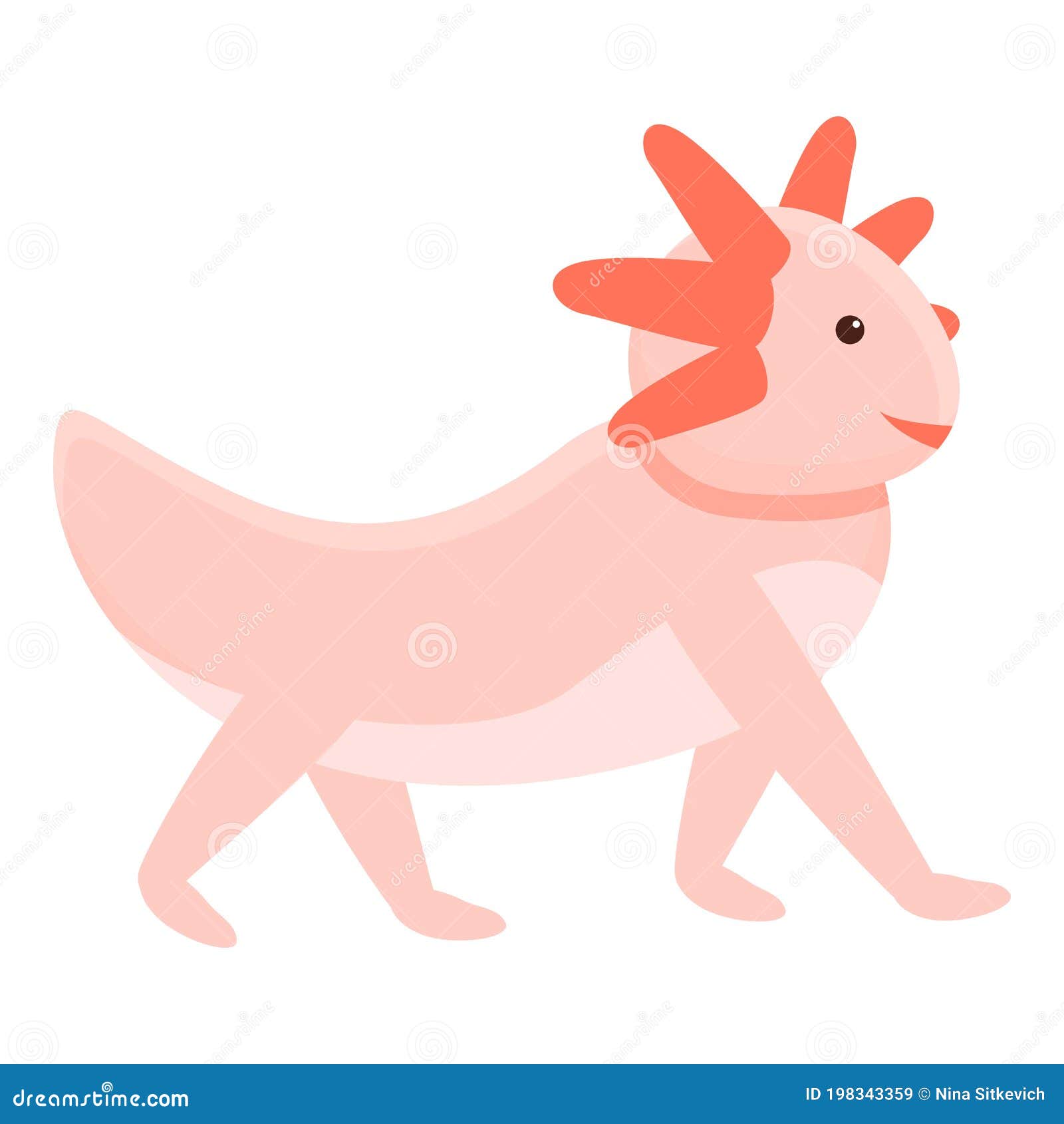 Axolotl Icon, Cartoon Style | CartoonDealer.com #198343111