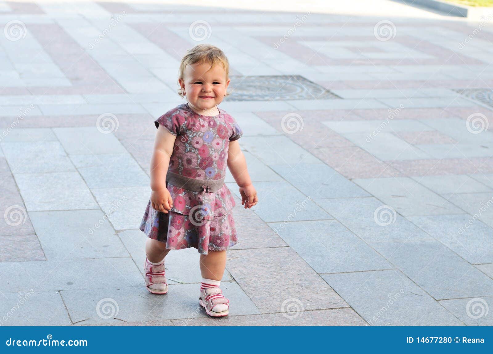 Walking baby girl stock photo. Image of baby, beautiful - 14677280