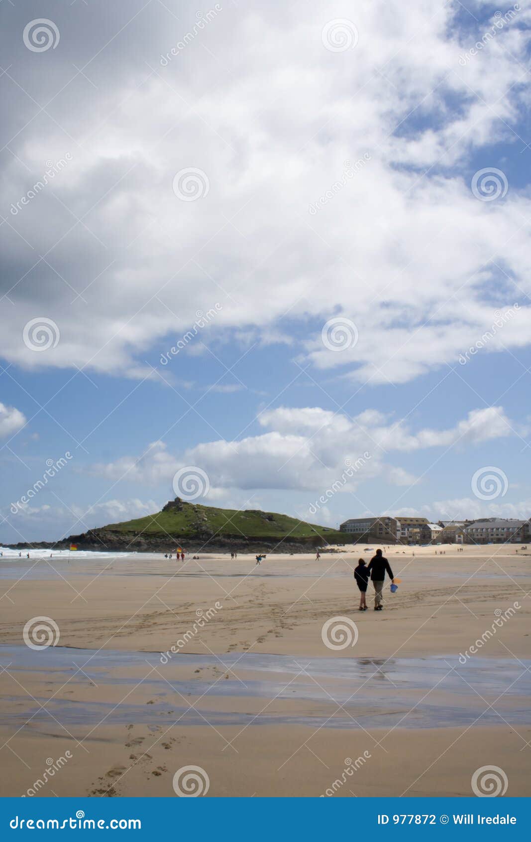 Walking on the Beach stock photo. Image of tide, beach - 977872