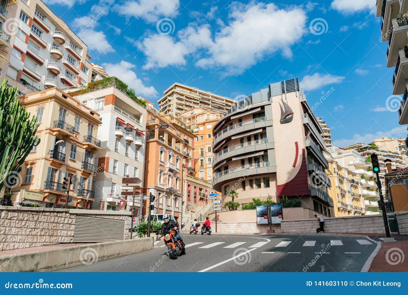 Walking in the Beautiful Monaco Downtown Editorial Image - Image of ...