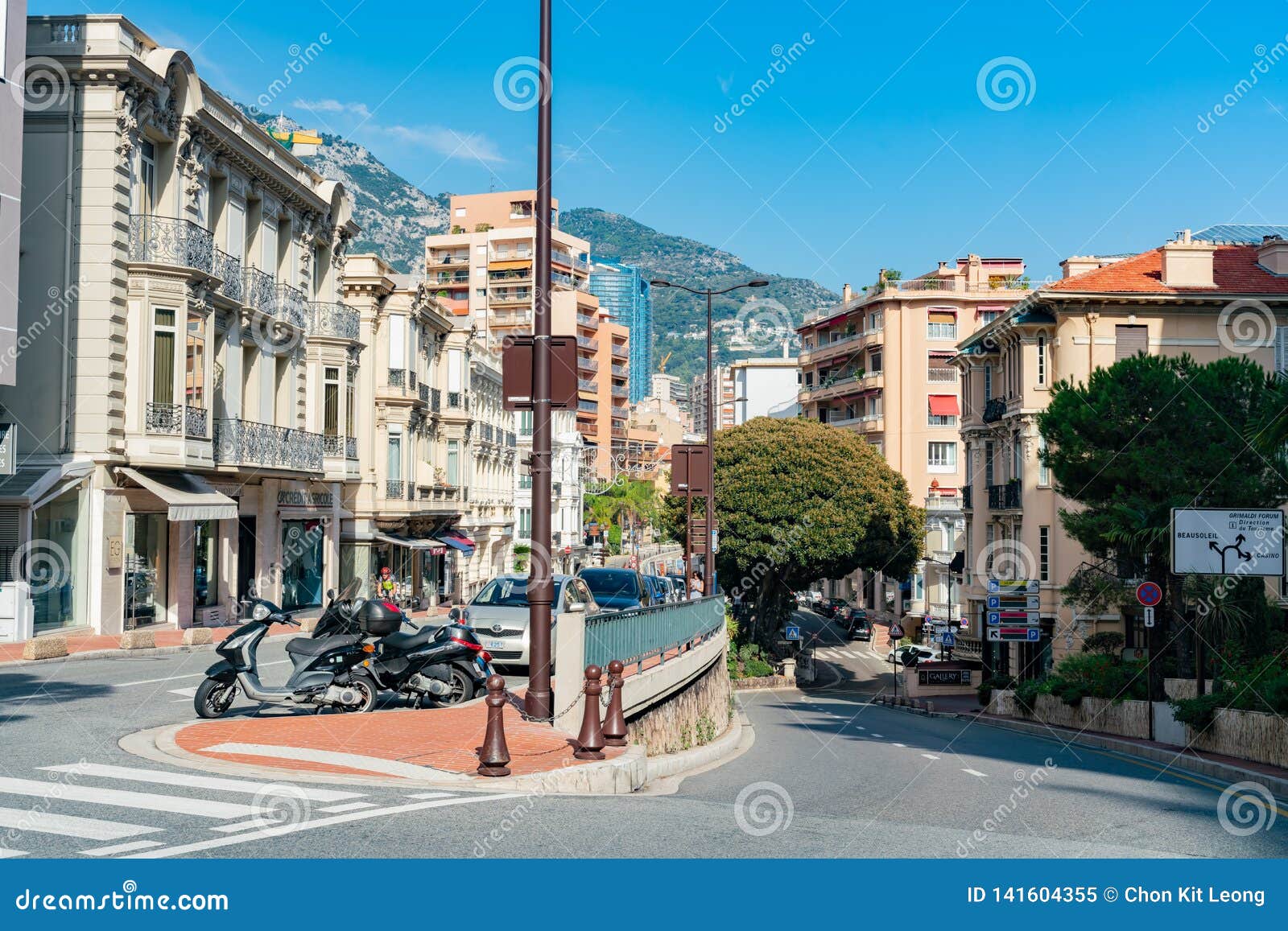 Walking in the Beautiful Monaco Downtown Editorial Image - Image of ...